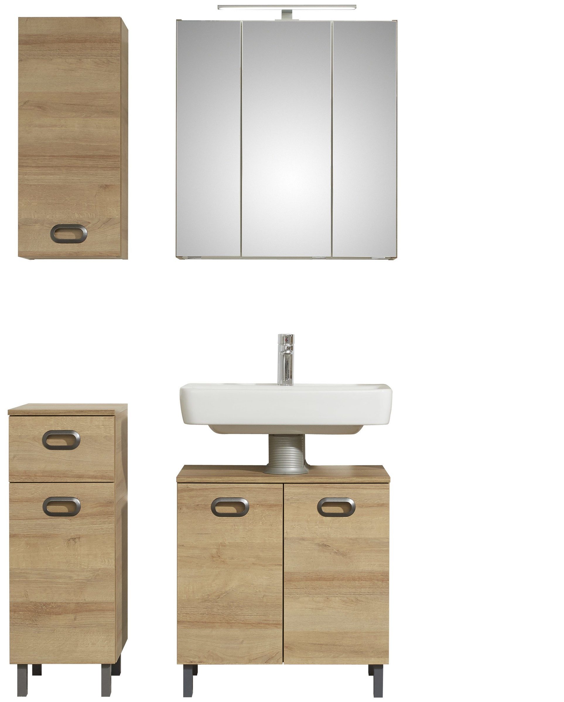 Möbelando Badmöbel Set Quickset 353 95 X 200 X 33 Cm Bht