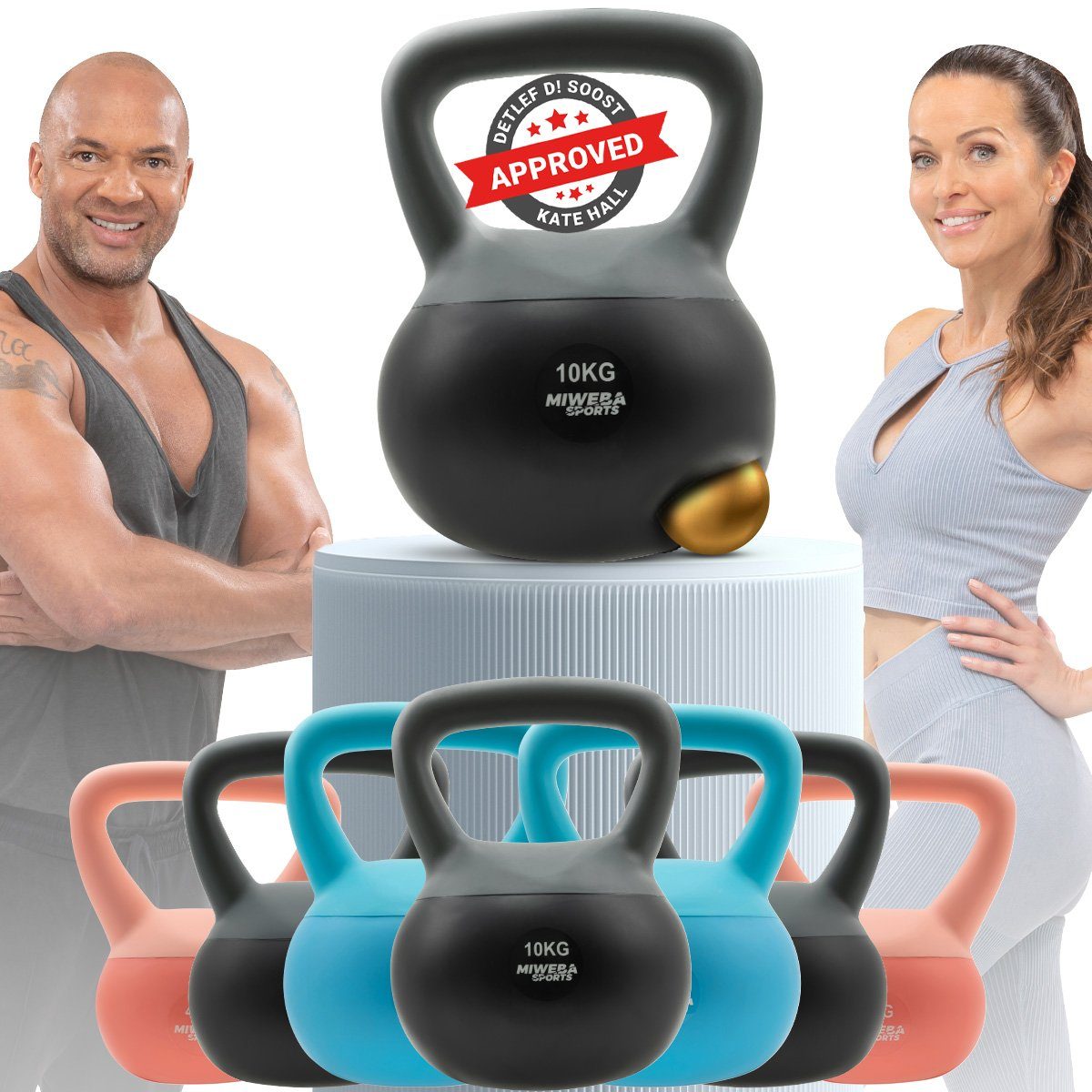 Miweba Sports Hantel Soft Kettlebell KB100 - verschiedene Varianten ...