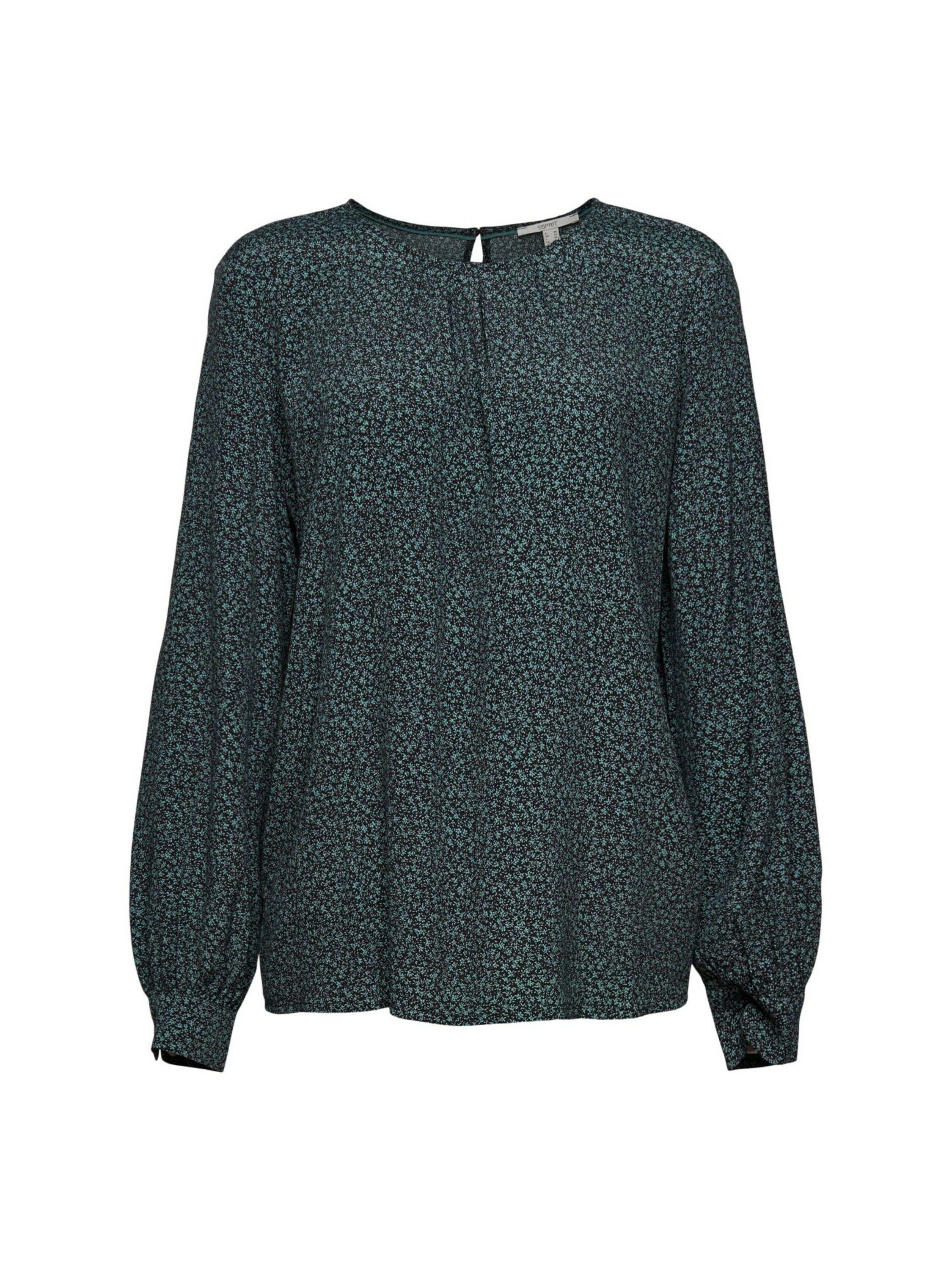 Esprit Langarmbluse 1 Tlg Cut Outs Drapiertgerafft