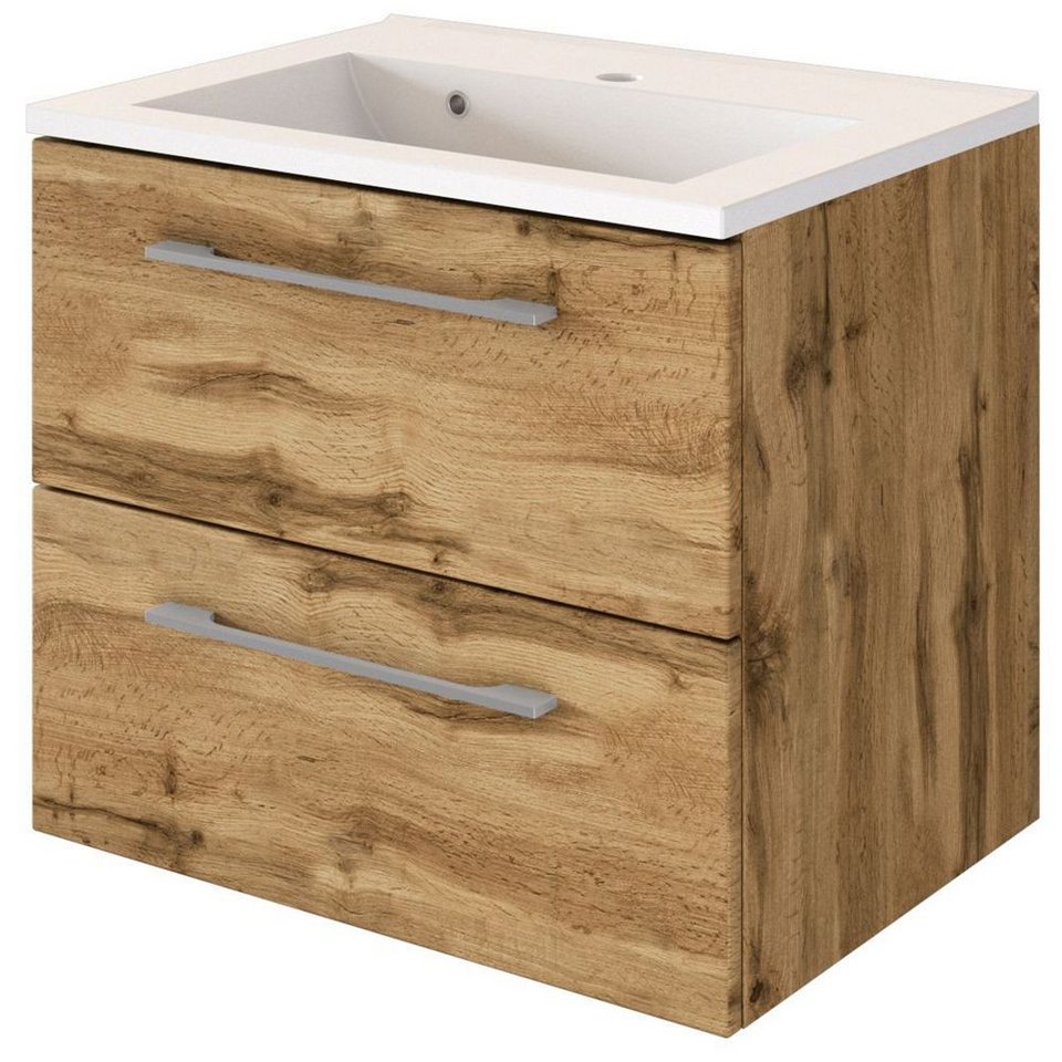 Lomadox Waschtisch Louny 03 Badezimmer Inkl Mineralgussbecken 60 Cm