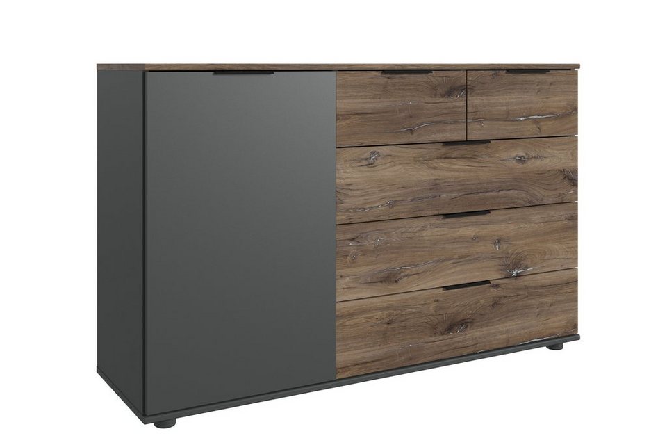 Freiraum Kommode Richmond Bht 130x90x41 Cm In Graphit Mit