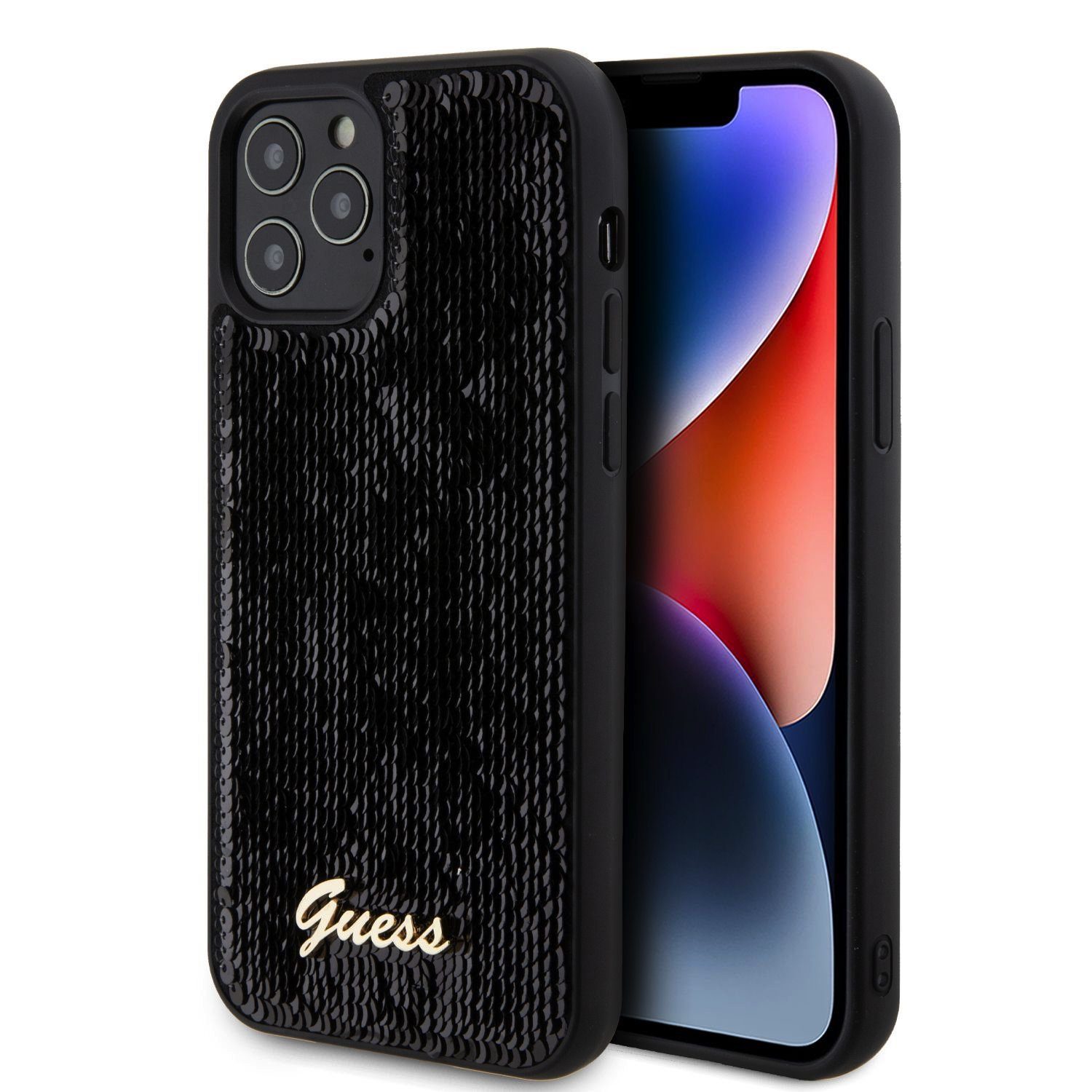 Guess Handyhülle Guess Sequin Script Logo Case Für Iphone 1212 Pro