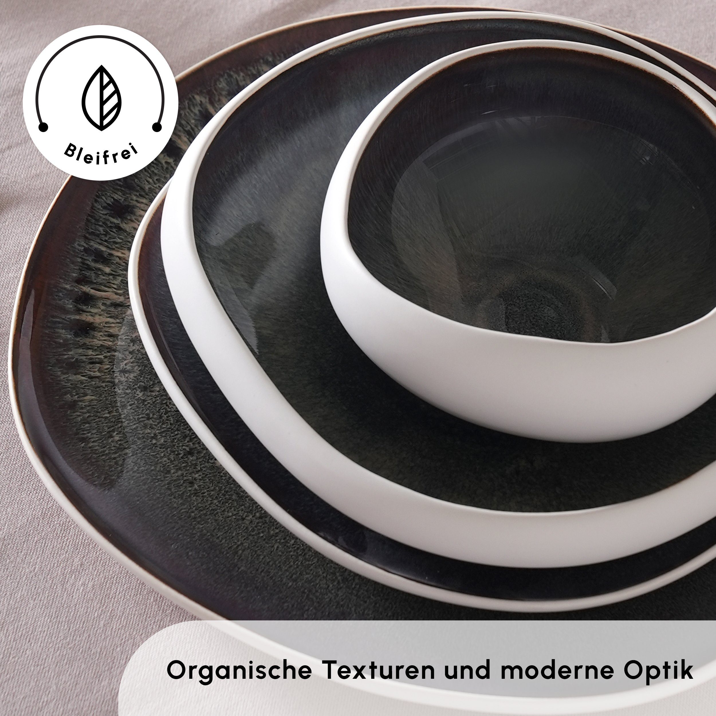 Karaca Geschirr-Set Karaca Earth Collection Galactic 59-teiliges ...