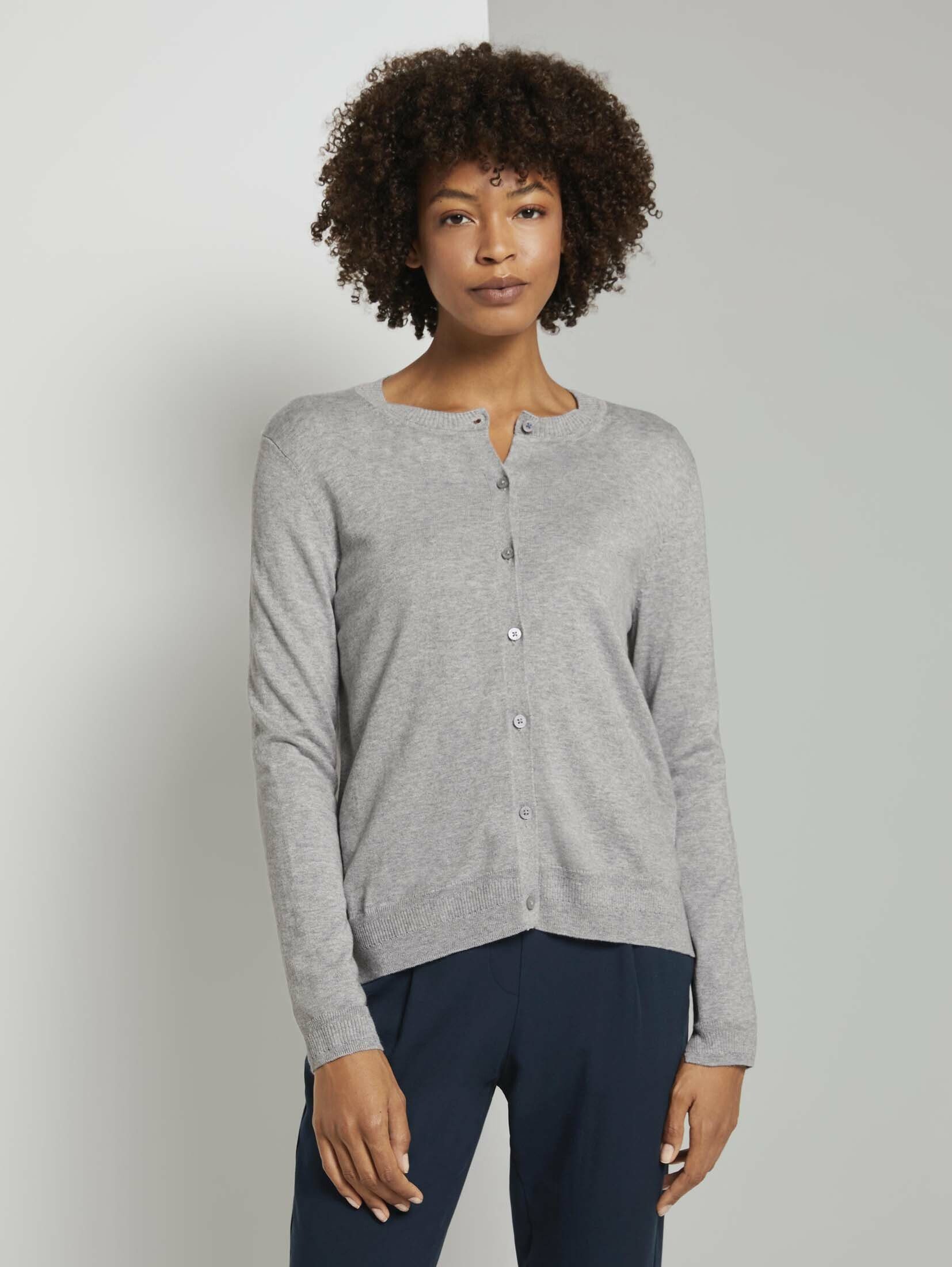 Tom Tailor Mine To Five Cardigan Strickjacke Mit Ripp Detail