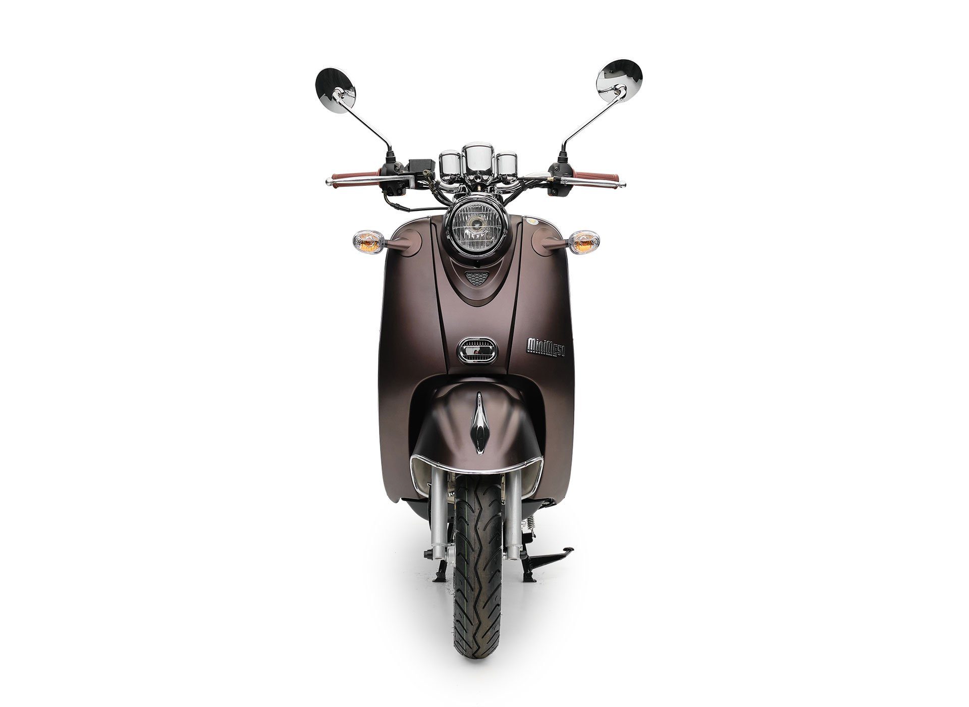 Burnout Motorroller Retroroller MiniMe Braun 50ccm Euro5 EFI ...