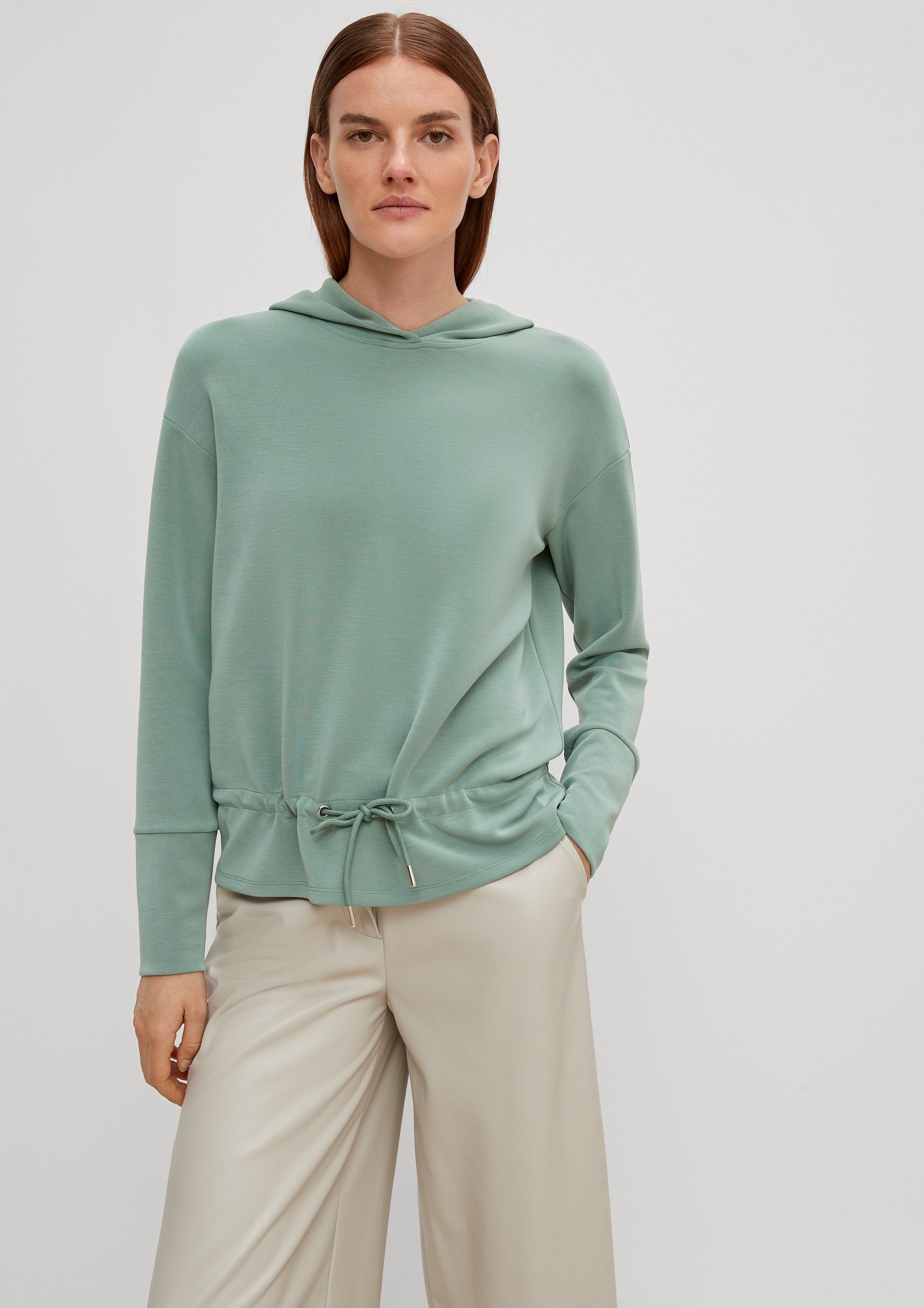 Comma Sweatshirt Kapuzenpullover Aus Modalmix 1 Tlg