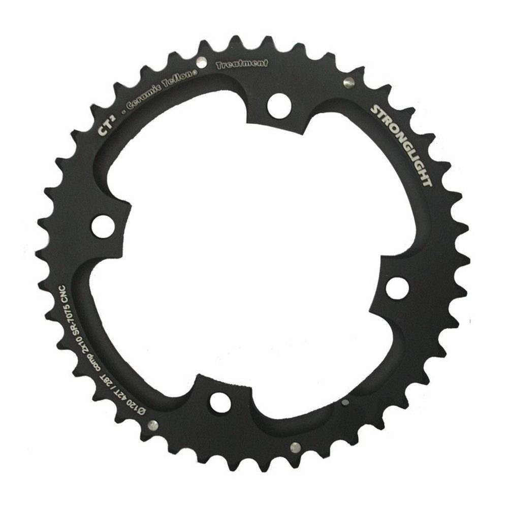 STRONGLIGHT Fahrradketten Kettenblatt MTB für Sram 2x10 außen 42 (28) Zähne, ct²