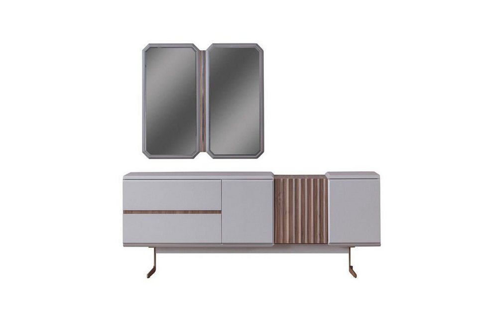Jvmoebel Sideboard Exclusive Esszimmer Sideboard 2x Spiegel Stil