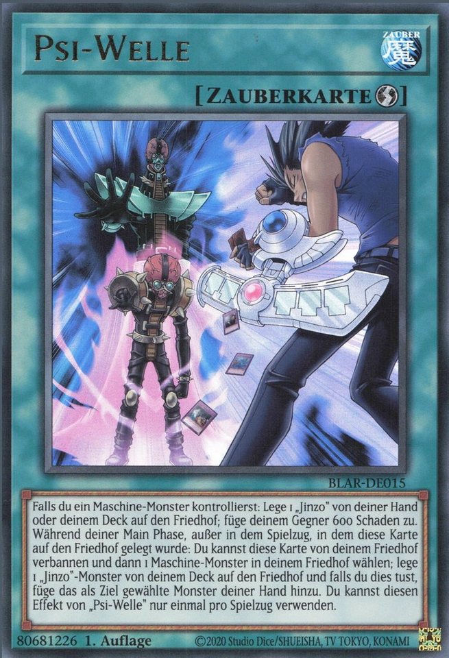 Recollectibles Sammelkarte Yugioh Karte Psi Welle Deutsch Yu Gi Oh