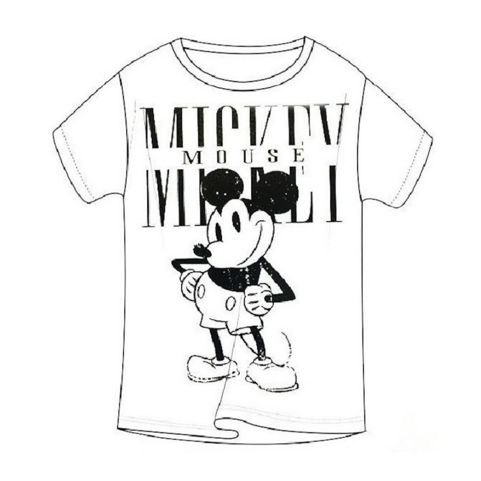 Disney Mickey Mouse T Shirt Mickey Mouse Cartoon Style Damen T Shirt