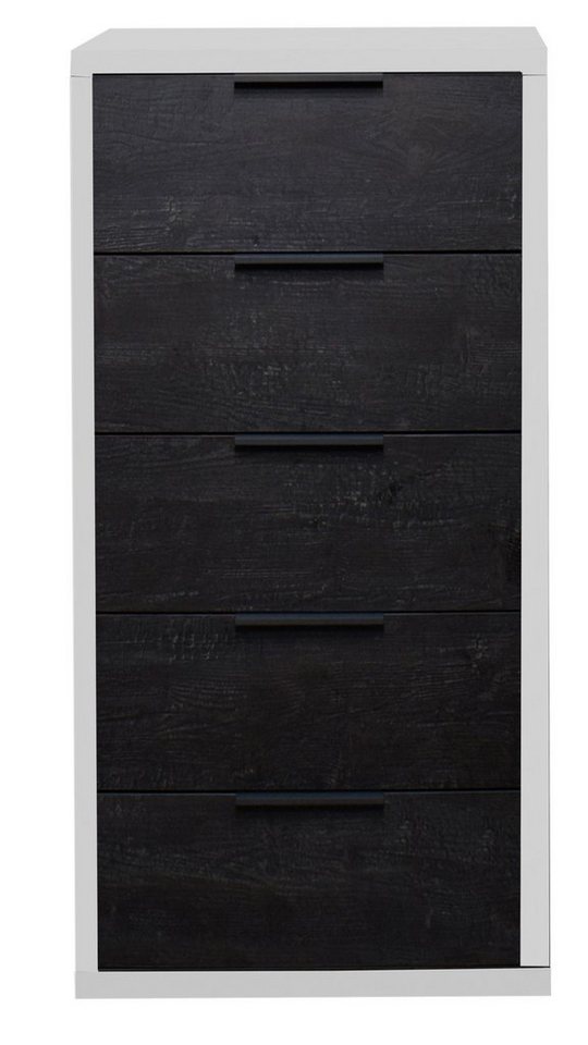 Möbelando Kommode Clyde Bxhxt 64x110x45 Cm In Kreidegrau Matt Lack