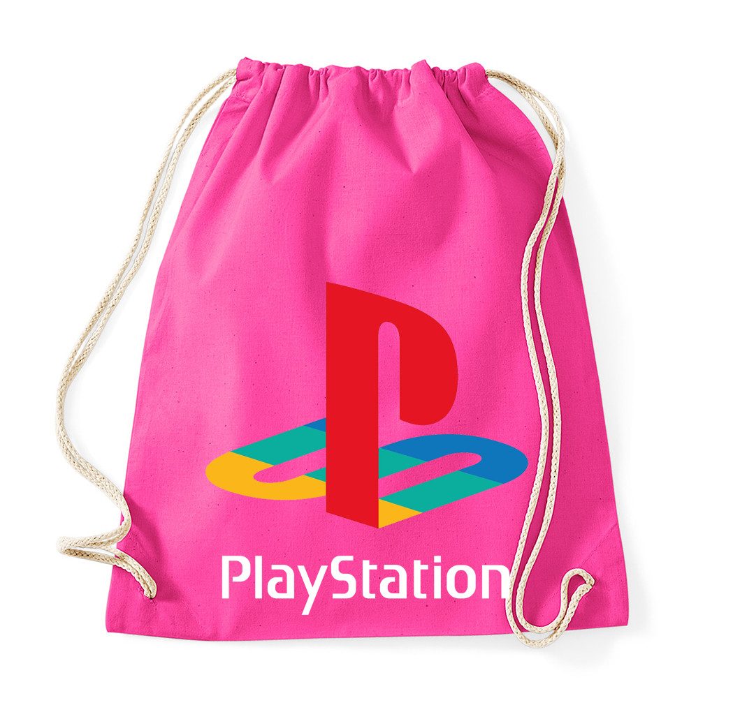Blondie & Brownie Turnbeutel PlayStation_Beutel Retro Gaming Logo Print ...