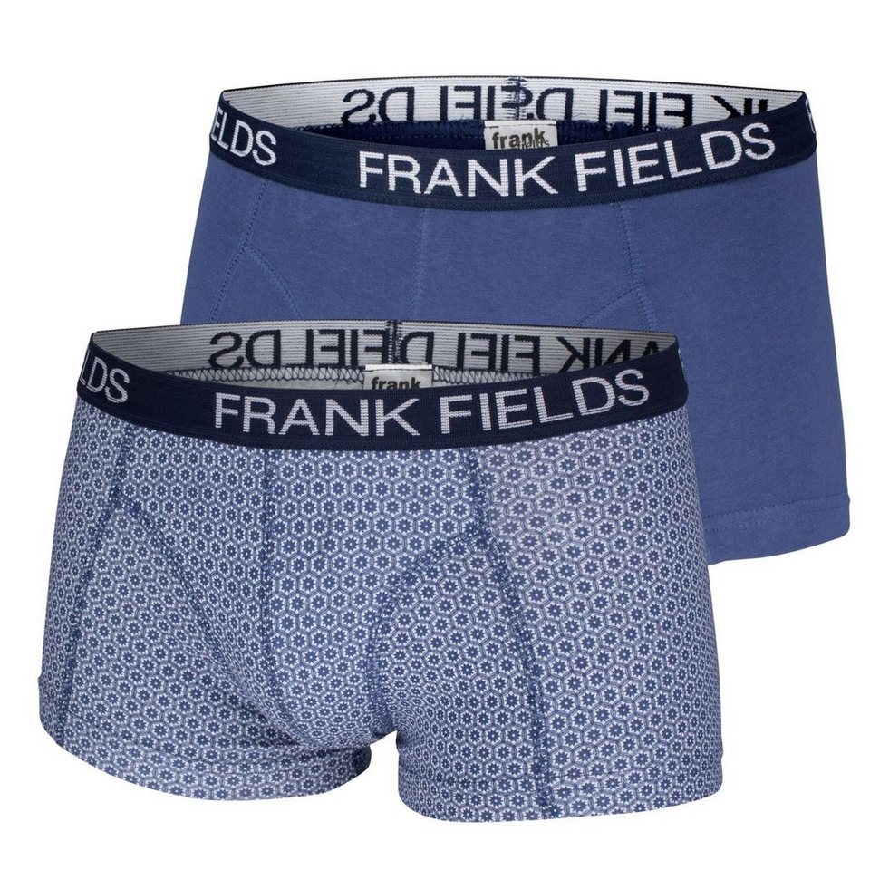 Frank Fields Boxershorts 2 Stück Ohne Eingriff Aufgedoppelter