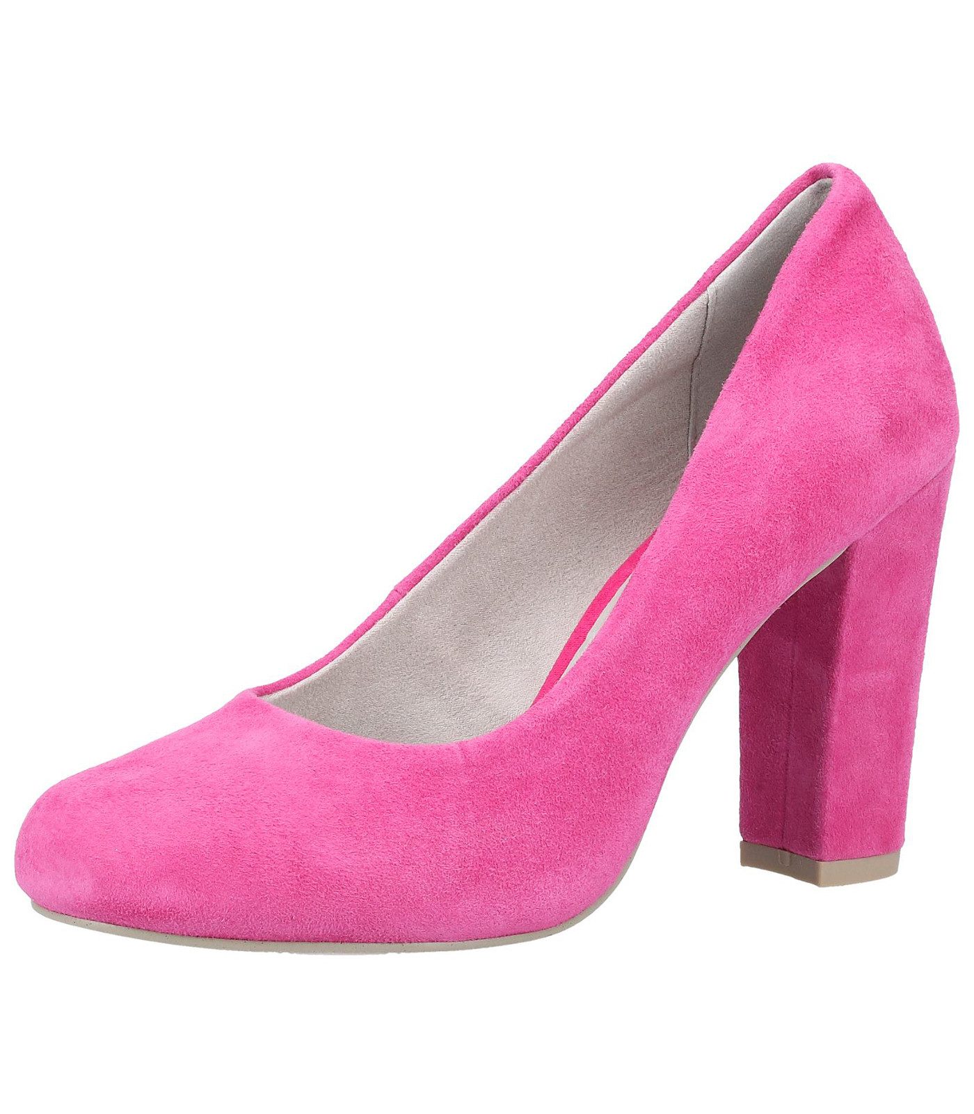 MARCO TOZZI Pumps Veloursleder High-Heel-Pumps, Verschluss: Schlupfschuh