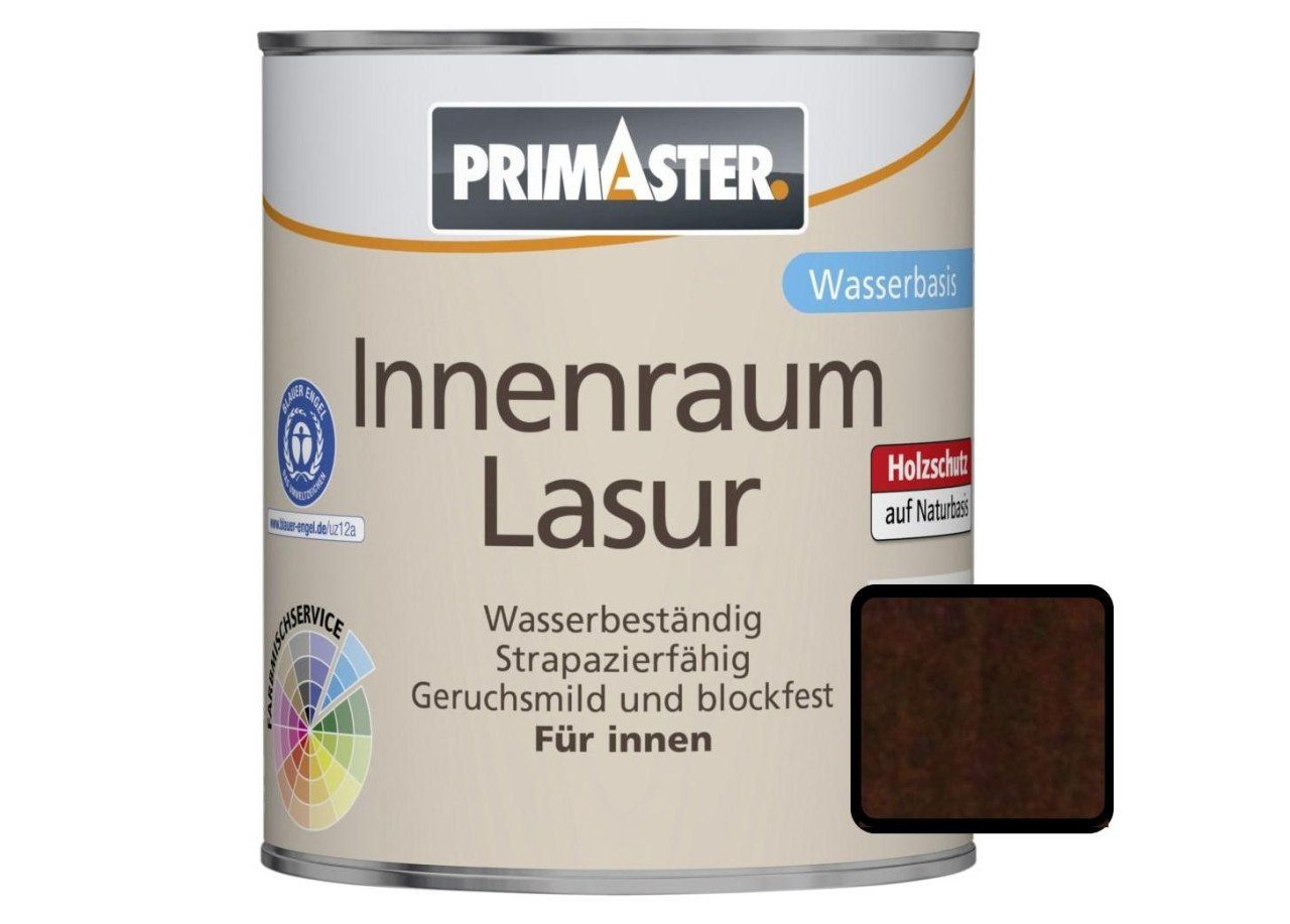 Primaster Lasur Primaster Innenraumlasur 750 ml nussbaum, Holzschutzlasur, Holzlasur