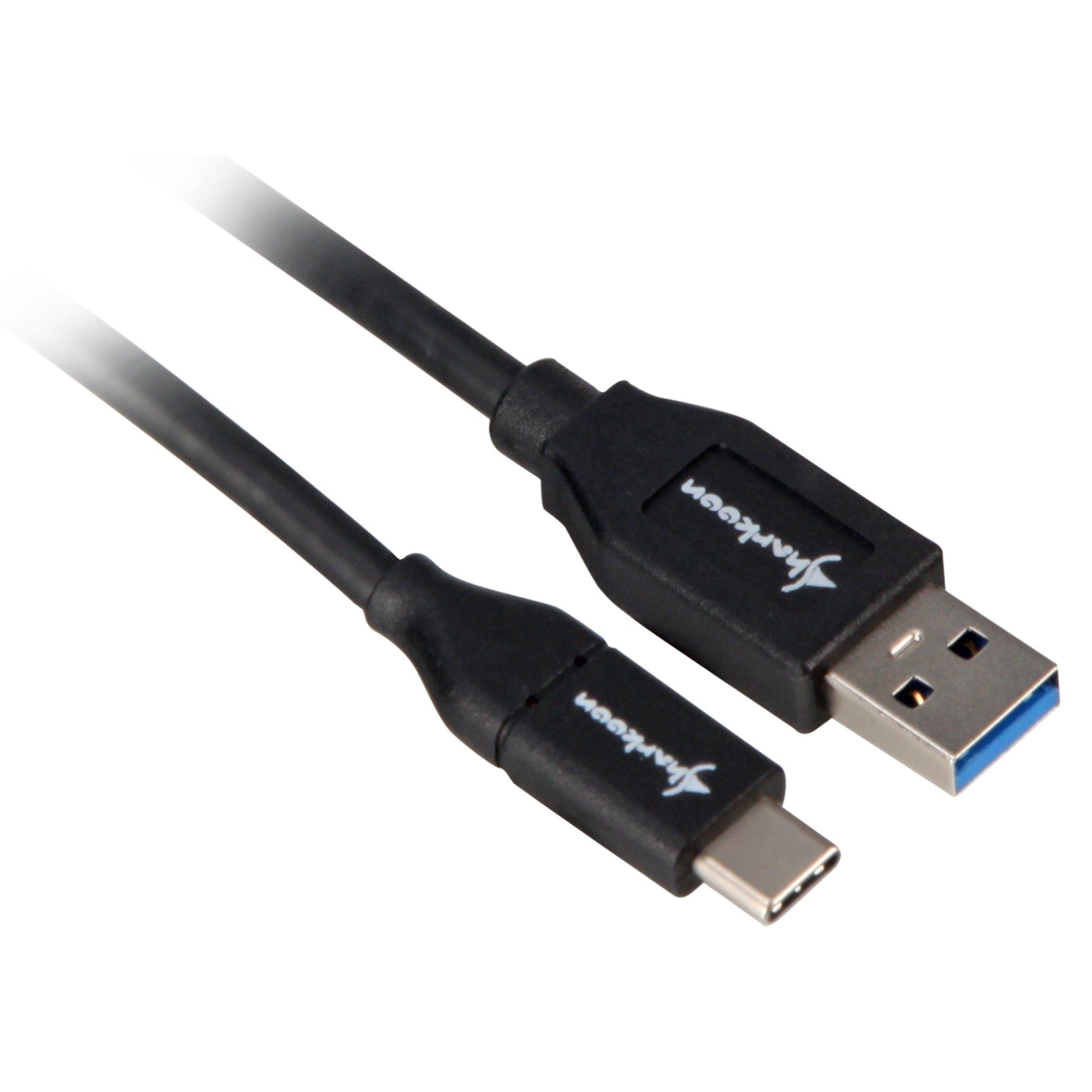 Sharkoon USB 3.2 Gen 2 Kabel, USB-A Stecker > USB-C Stecker Computer ...