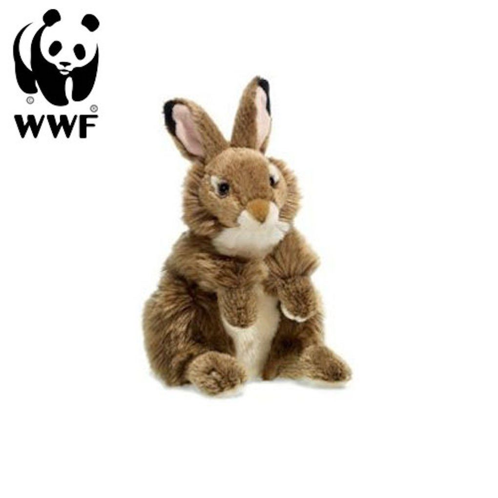 WWF Kuscheltier Plüschtier Hase (30cm, sitzend), sitzend