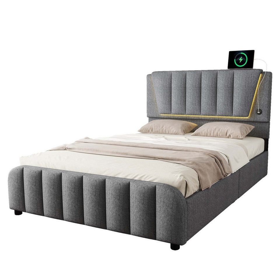 Redom Polsterbett Doppelbett Stauraumbett Kinderbett Jugendbett