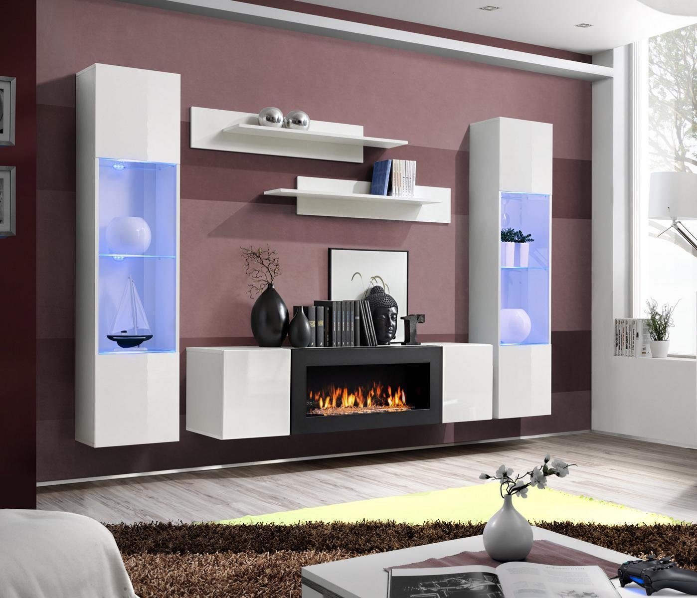 Jvmoebel Wohnzimmer Set Modern Wohnzimmermöbel Designer Wohnwand