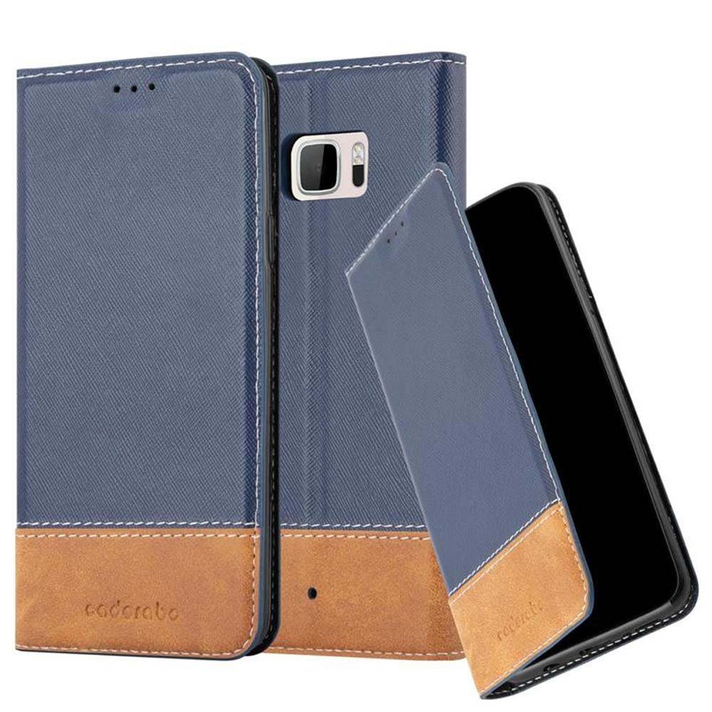 Cadorabo Handyhülle X Wallet Kunstlederkombi Htc U Ultra Klappbare
