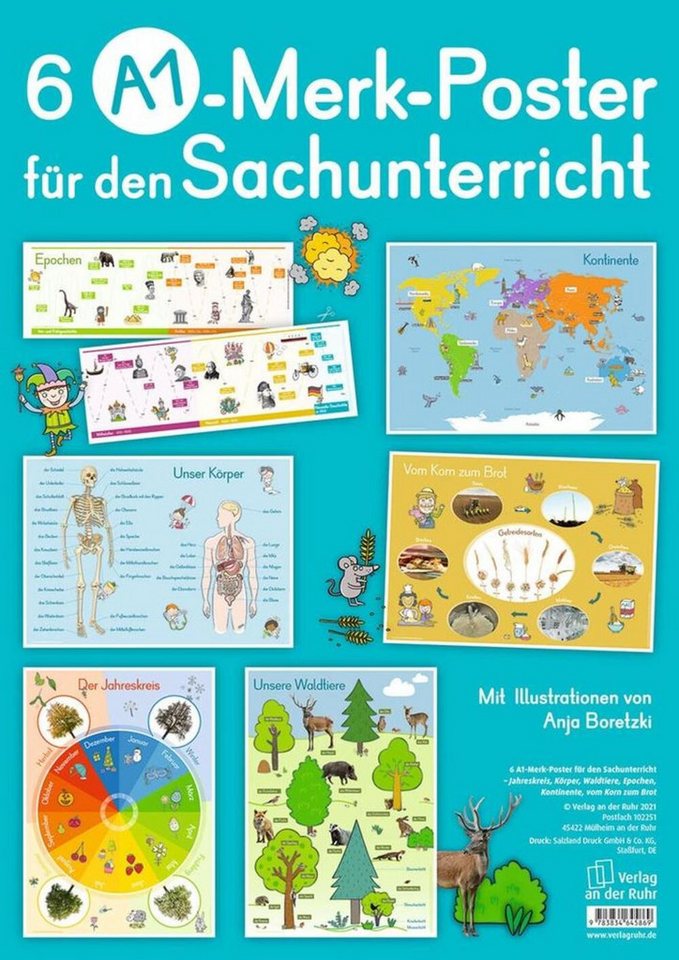 Verlag an der Ruhr Poster 6 A1-Merk-Poster für den Sachunterricht ... Verlag an der Ruhr Poster 6 A1-Merk-Poster für den Sachunterricht ...