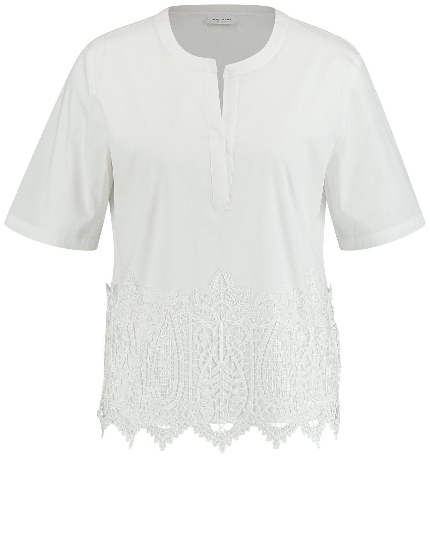Gerry Weber Tunika Offwhite Regular 1 Tlg Bluse Halbarm