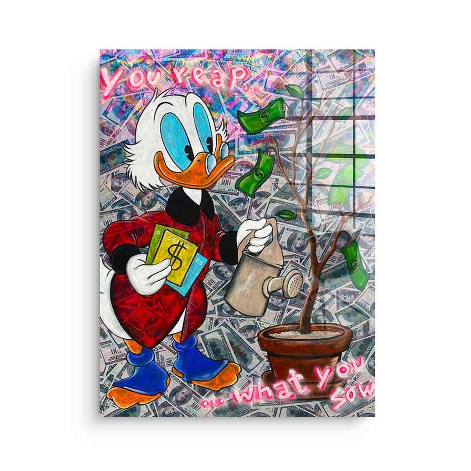 Dotcomcanvas® Acrylglasbild You Reap What You Sow Acrylglas