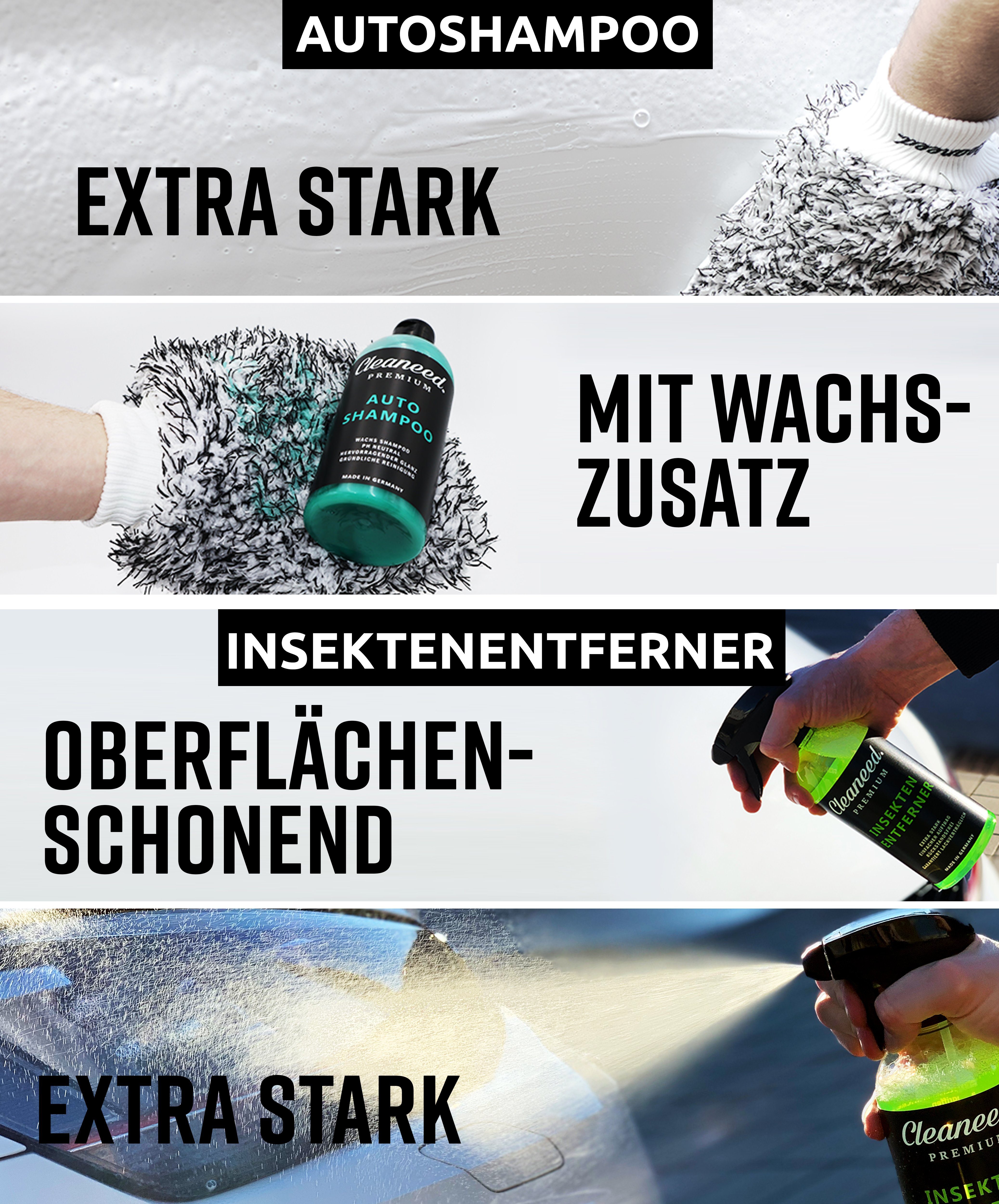 Cleaneed Premium Fortgeschrittener Auto Reinigungsset [14 Teile] Auto ...