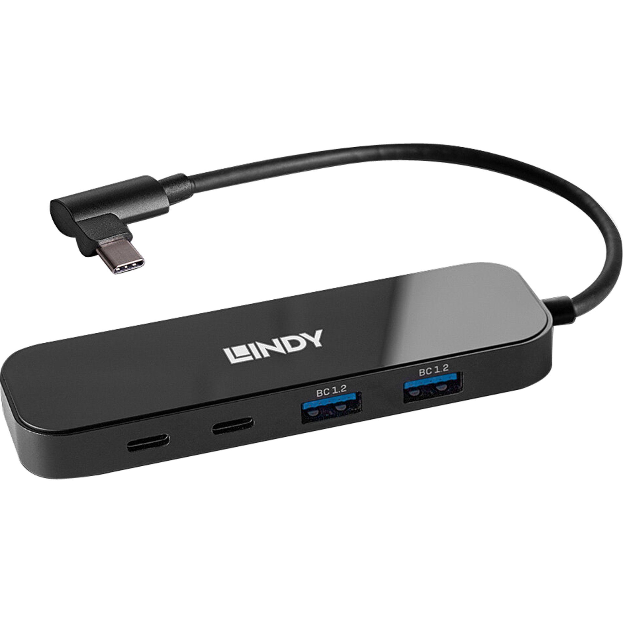 Lindy 4 Port USB 3.2 Gen 2 Typ C Hub USB-Kabel, Anschlüsse: 2x USB-A 3. ...