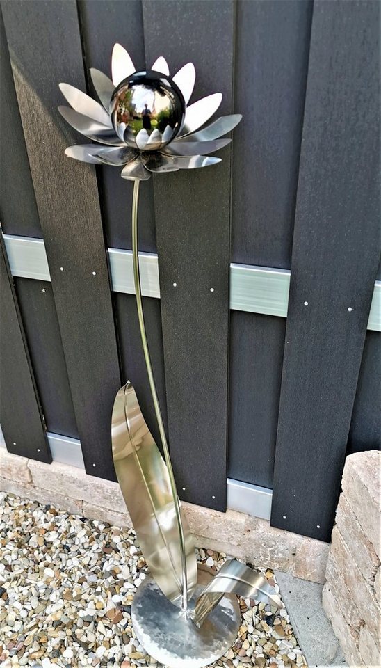 Jürgen Bocker Gartenambiente Gartenstecker Blume Palermo Edelstahl