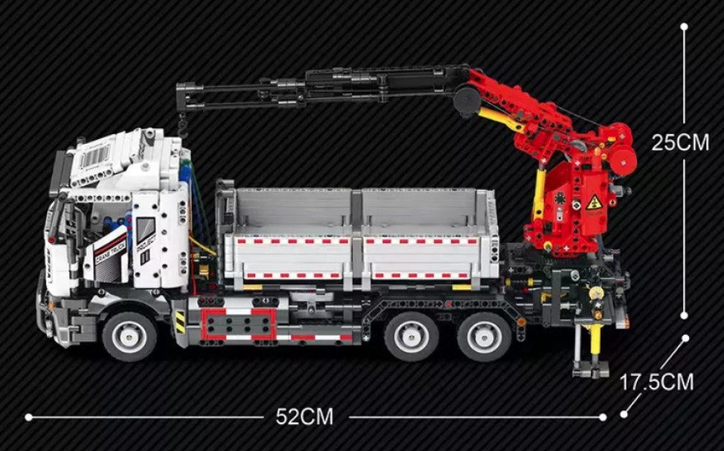 Reobrix 22011 LKW mit Kran und Kipper Konstruktions-Spielset, (2328 St)