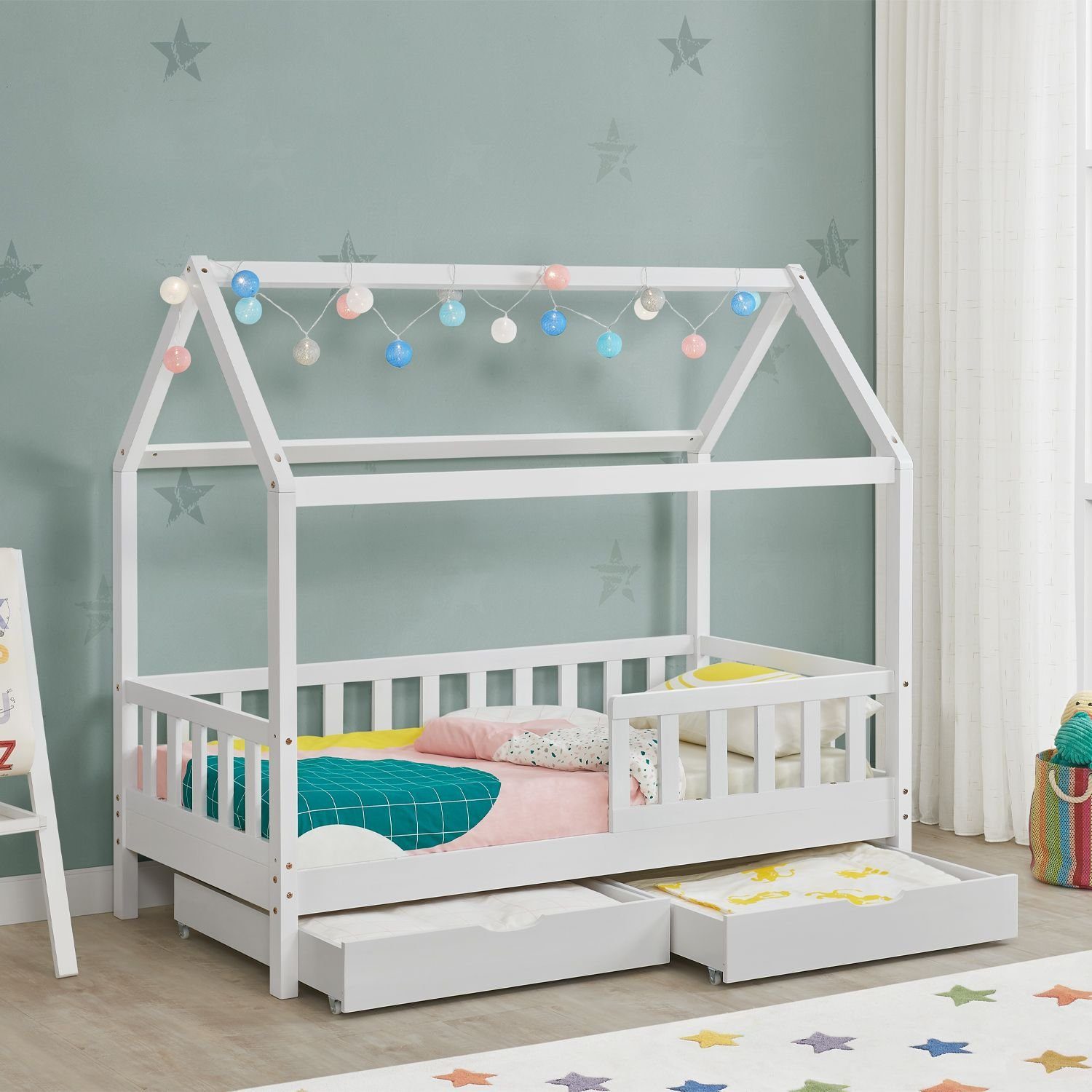 Wunderschöne Juskys Kinderbett Marli Bild