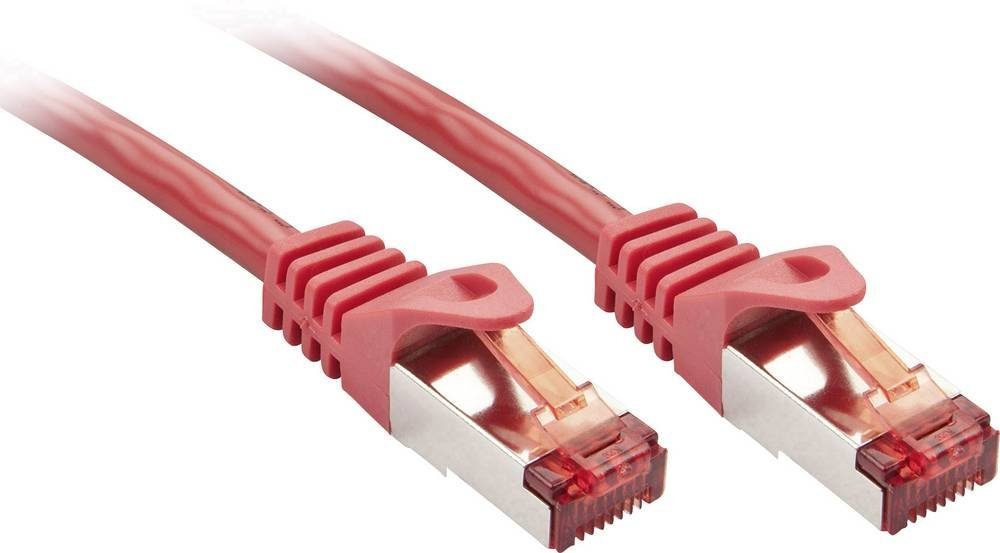 Lindy LINDY 47366 RJ45 Netzwerkkabel, Patchkabel 5.00 m Rot 1 St. LAN-Kabel, (5.00 cm)