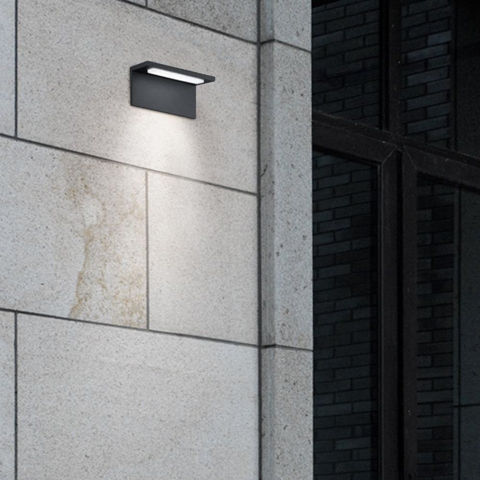 Click Licht Led Außen Wandleuchte Led Wandleuchte In Anthrazit 65w