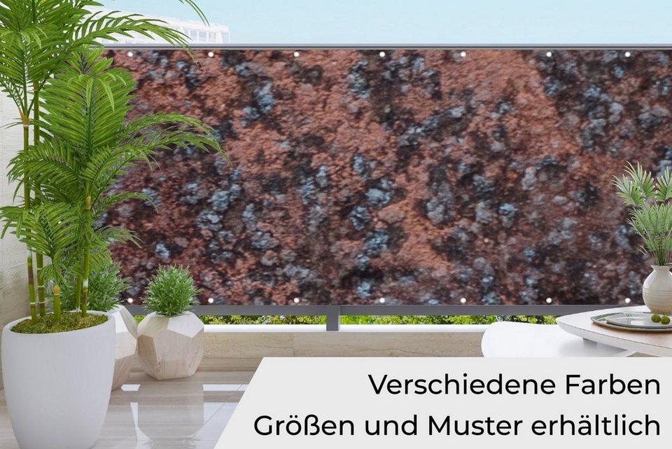 Muchowow Balkonsichtschutz Eisen Rost Abstrakt 1 St Balkon