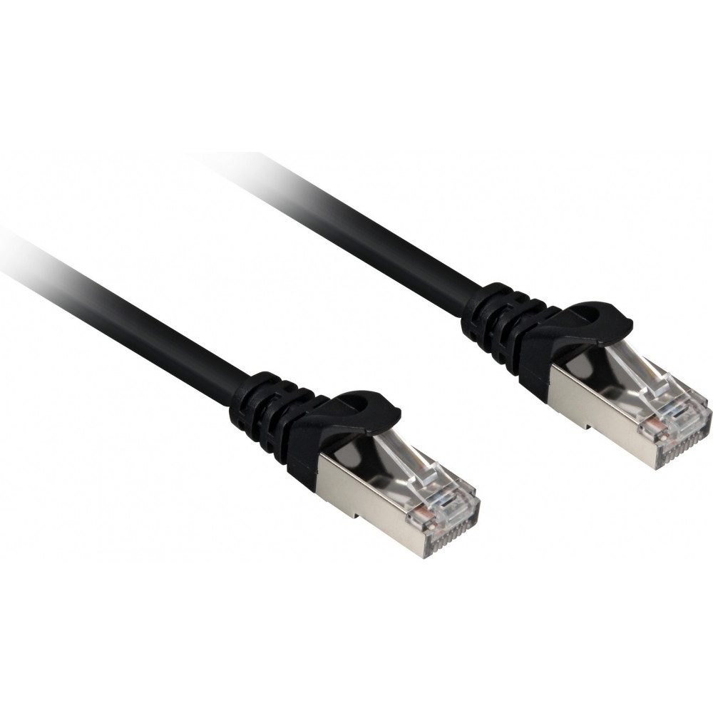 Sharkoon Sharkoon RJ45 Cat.6a SFTP Patchkabel 1,5m schwarz. Elektro-Kabel, RJ45 Cat.6a SFTP ...