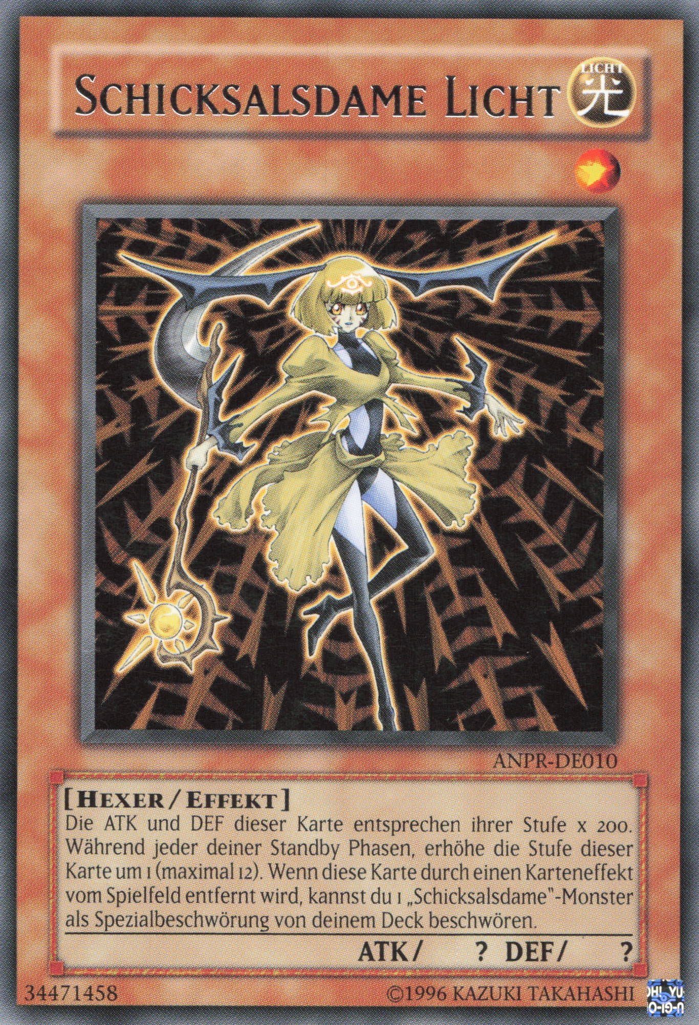 Recollectibles Sammelkarte Yugioh Karte Schicksalsdame Licht Deutsch