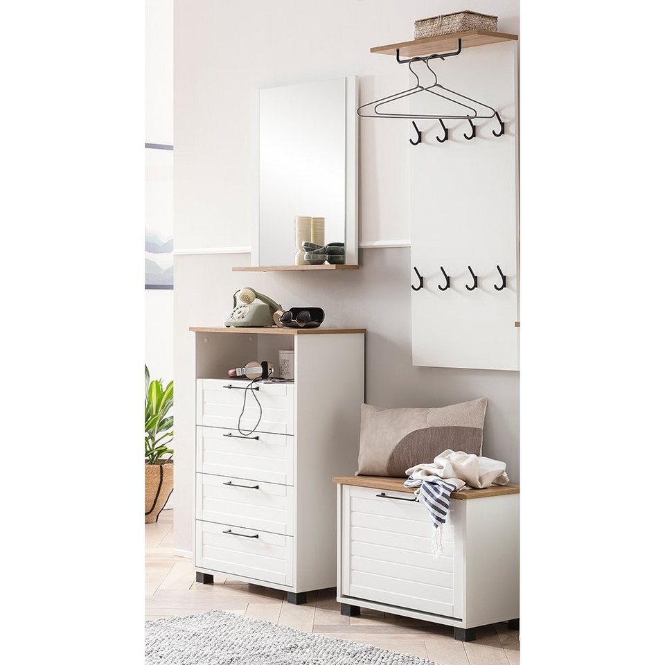 Lomadox Garderoben Set Jausa 80 Spar Set 4 St Flurmöbel Im