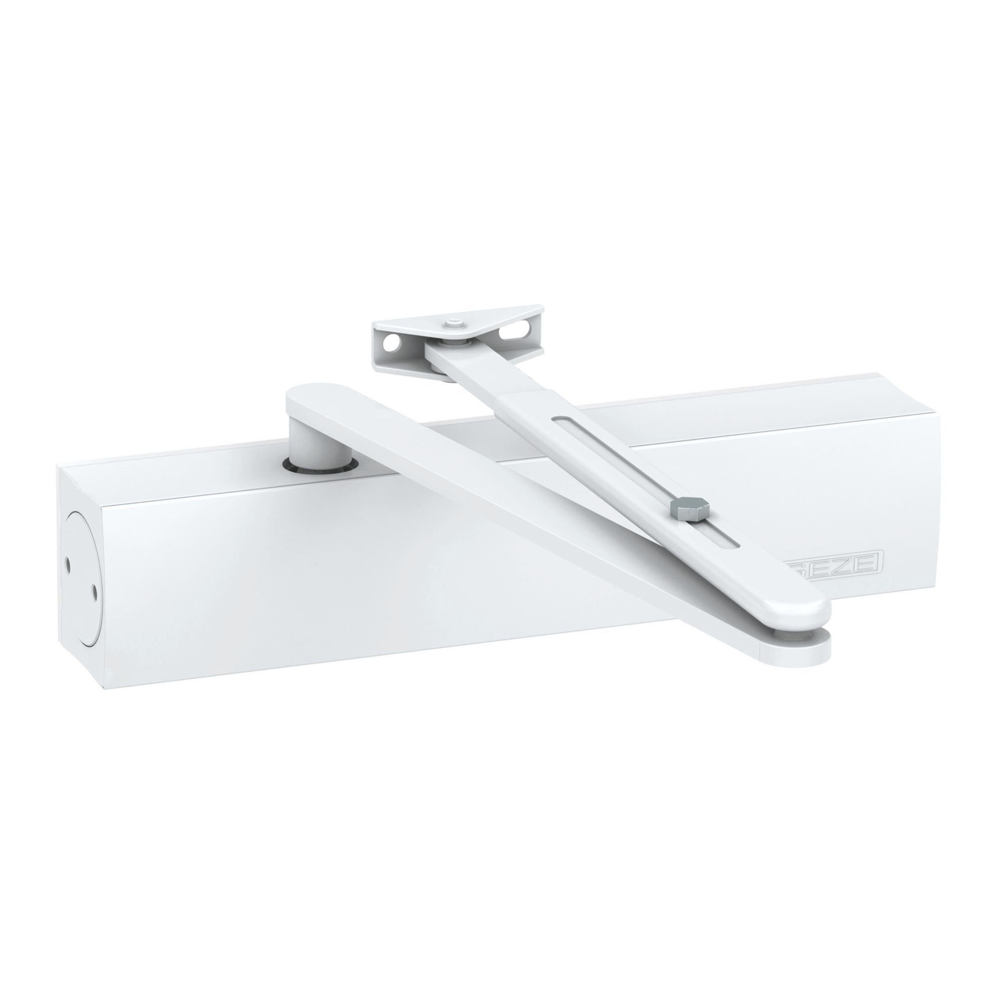 GEZE Türschließer TS 4000 in der Farbe Silber, mit Standardgestänge, (Packung), Feuer ...