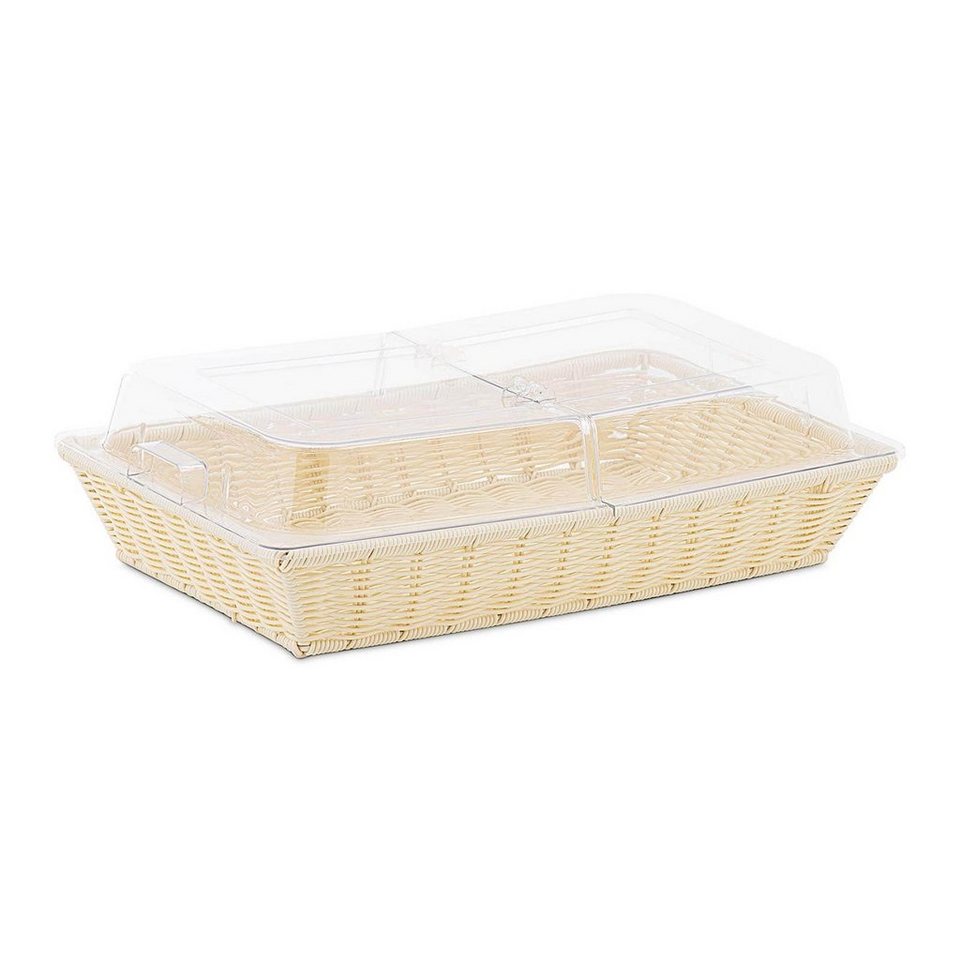 Royal Catering Brotkorb Brotkorb Obstkorb Brotkörbchen Metall Mit