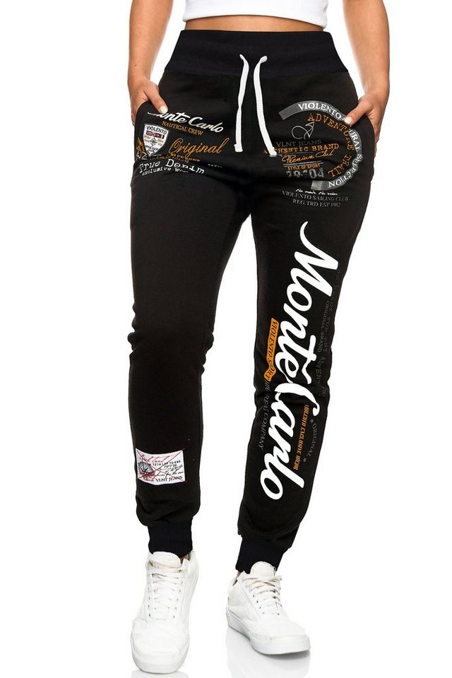 L Gonline Jogginghose Damen Jogginghose Freizeithose Sporthose Monte
