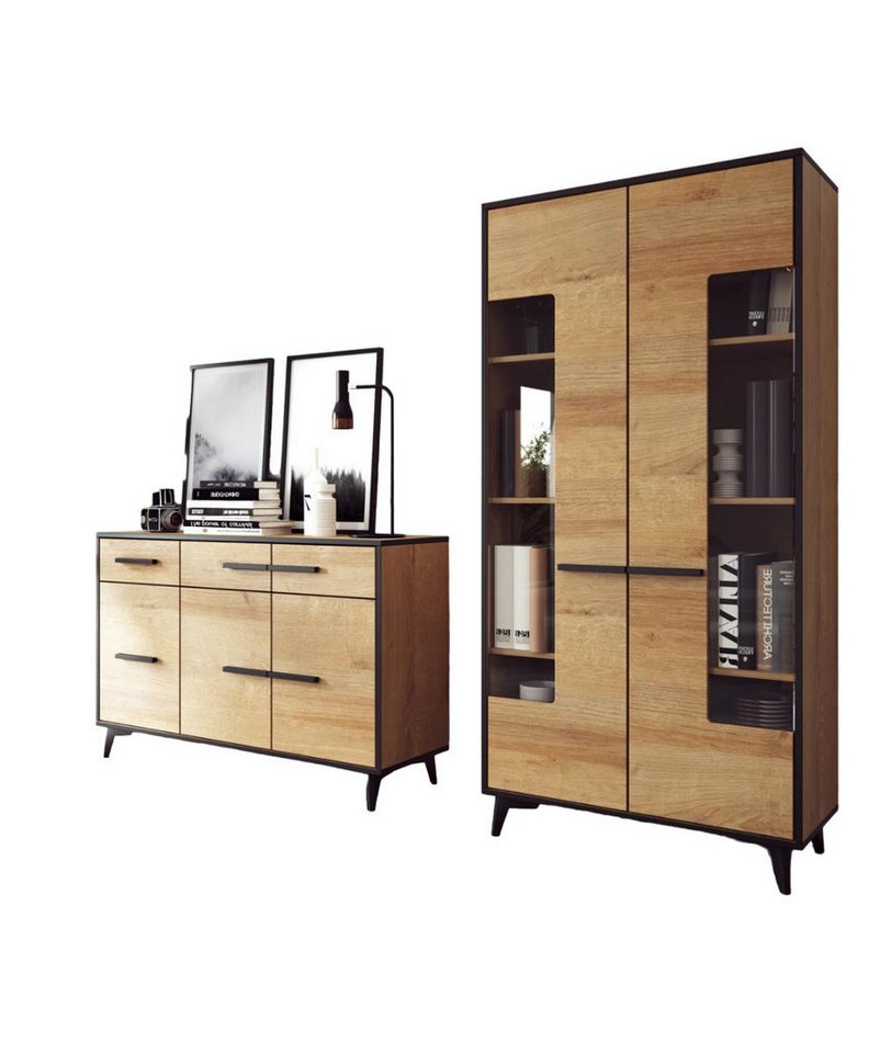 Xlmoebel Wohnzimmer Set Möbelset Aus Luxuriösem Holz Mit Design