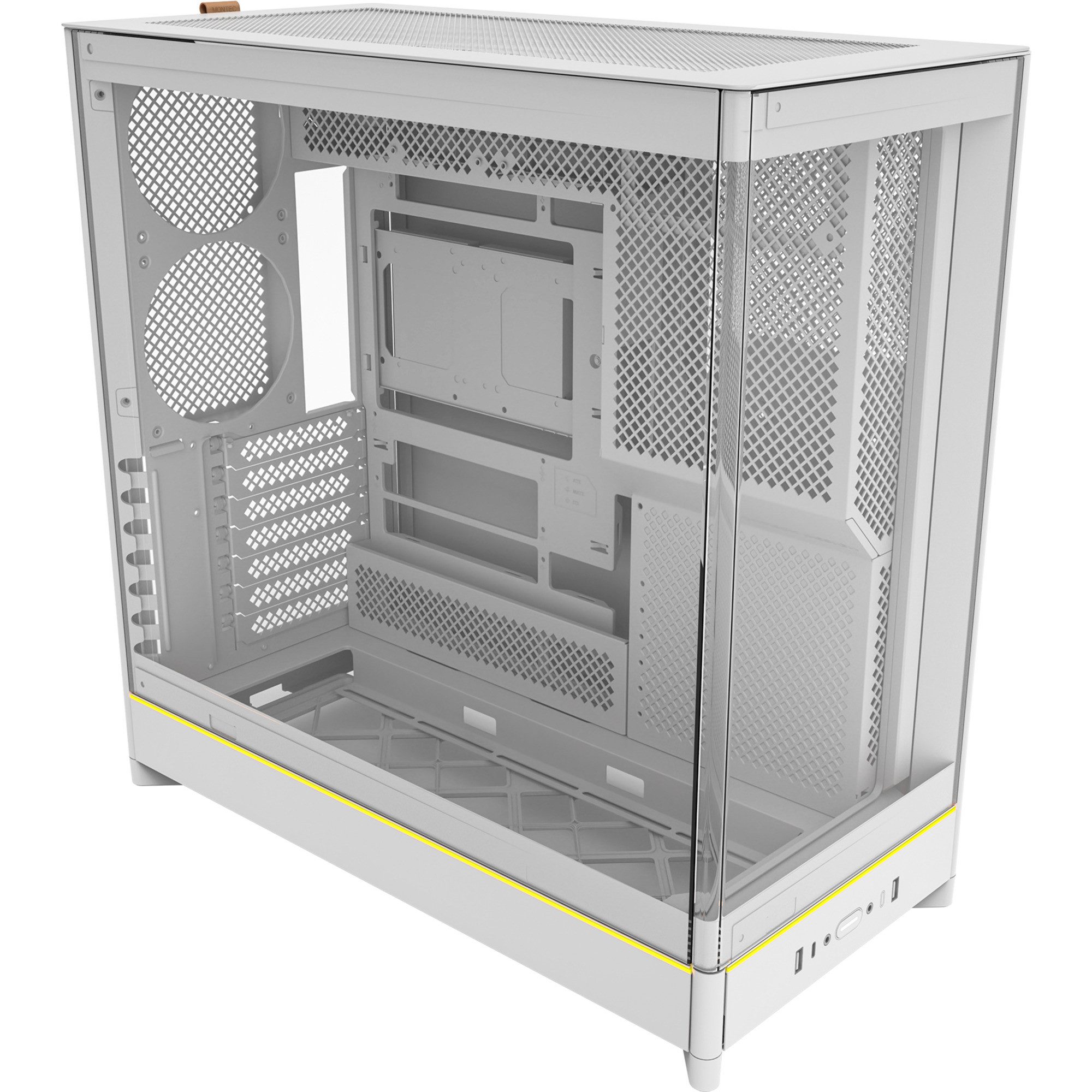 MONTECH PC-Gehäuse Montech HS02, Tower-Gehäuse, (Tempered Glass x 2 ...