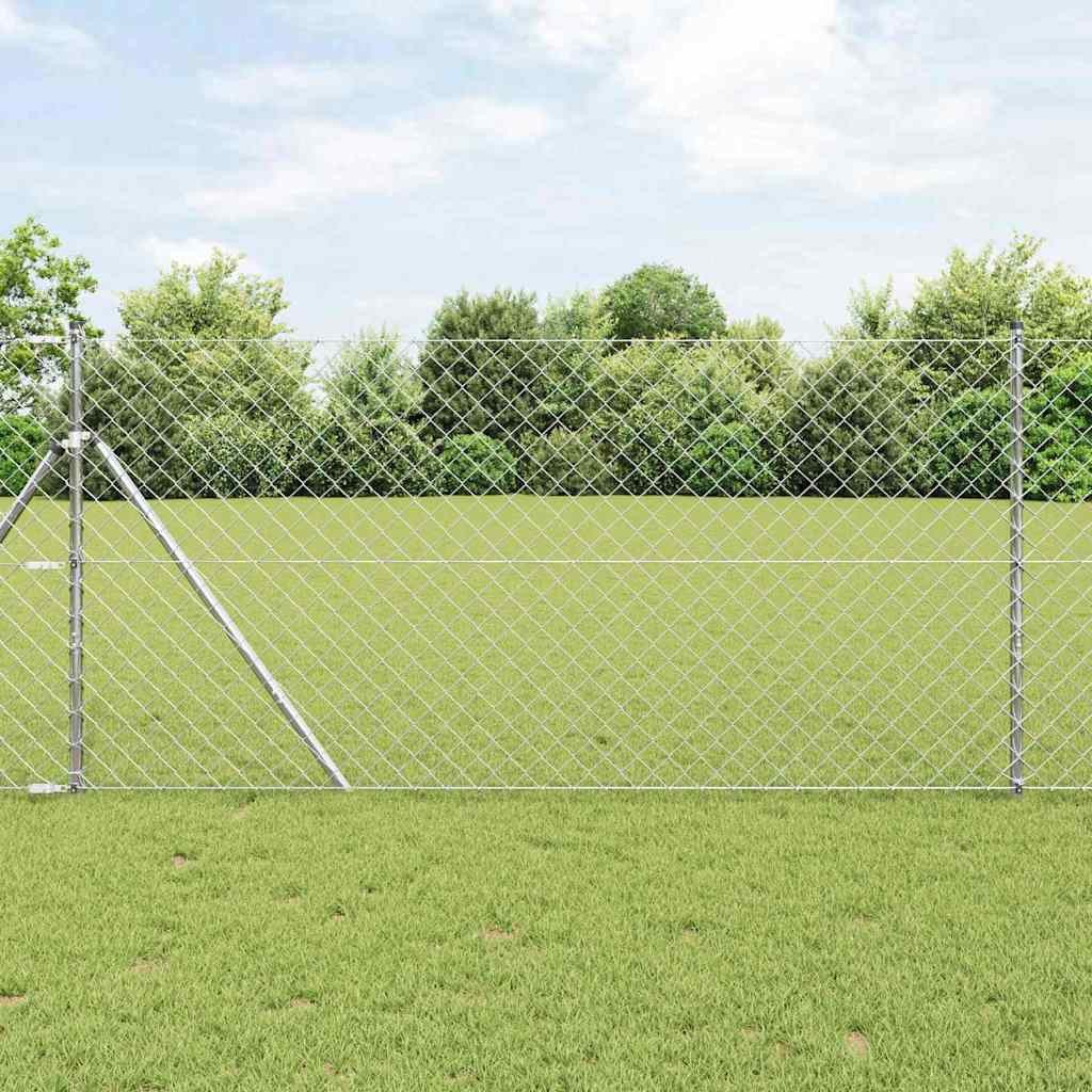 vidaXL Gartenzaun Ground Fix Geschweißter Drahtzaun 10 x 1,2 m (B x H ...