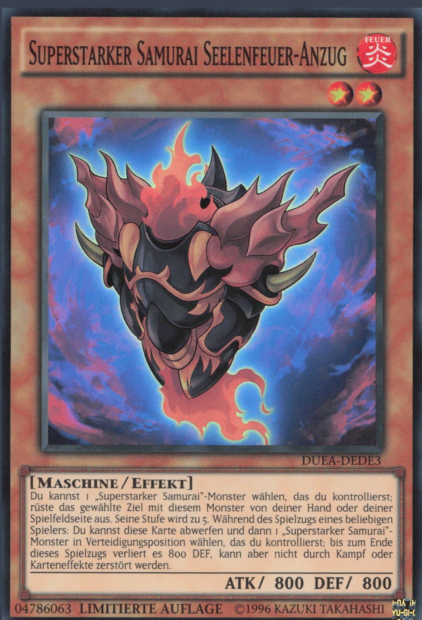 Recollectibles Sammelkarte Yugioh Karte Superstarker Samurai