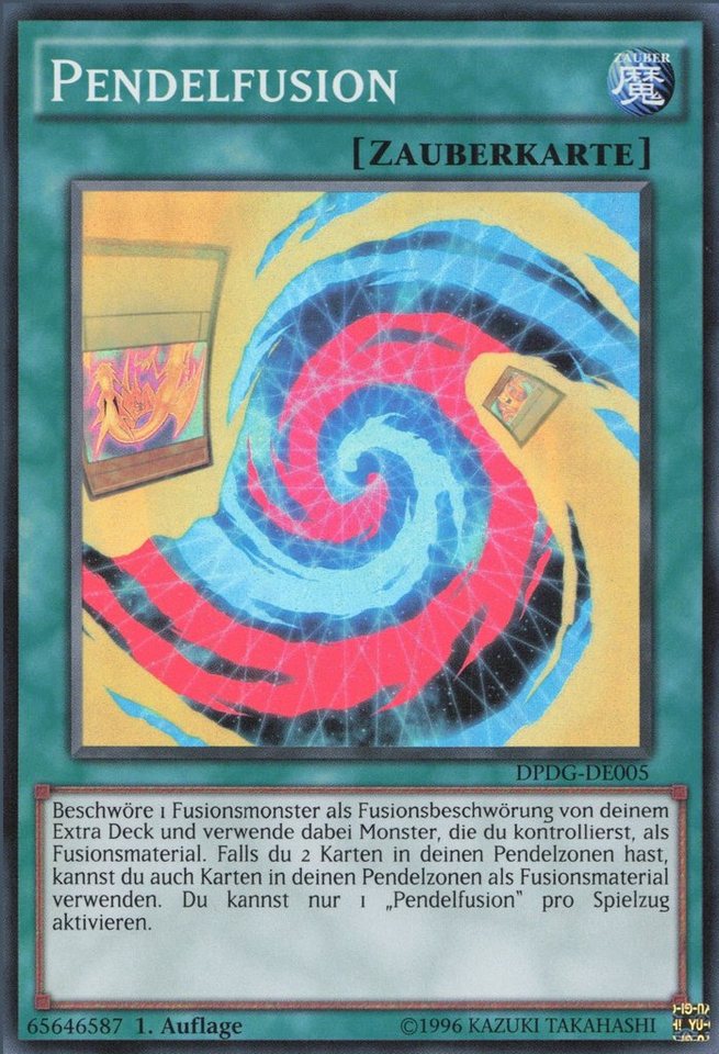 Recollectibles Sammelkarte Yugioh Karte Pendelfusion Deutsch Yu Gi Oh