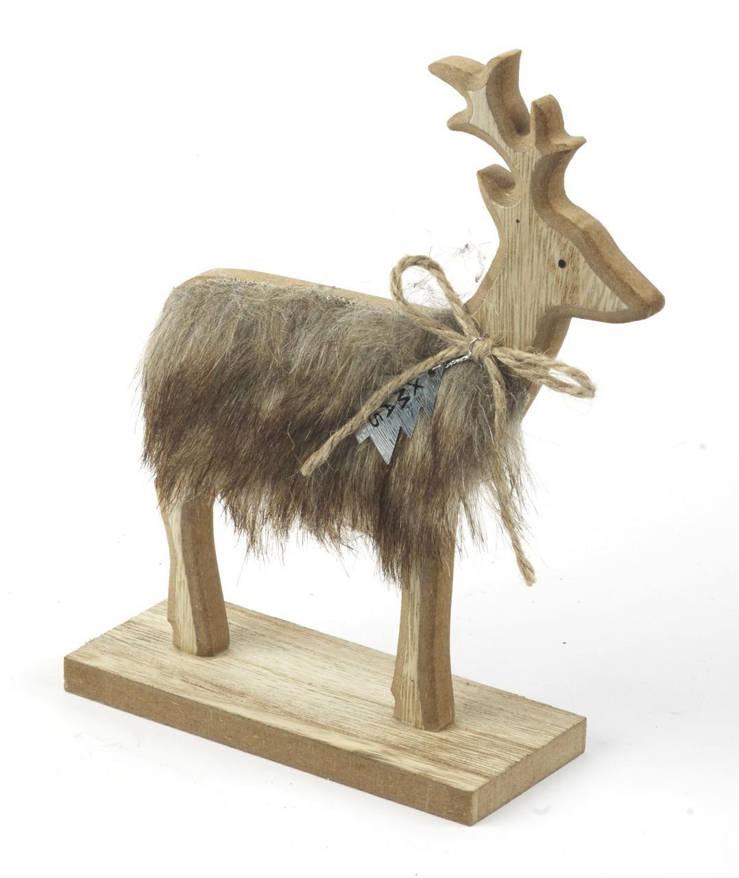 Trend Line Weihnachtsfigur Trendline Dekofigur Rentier 14 X 5 X 18 Cm