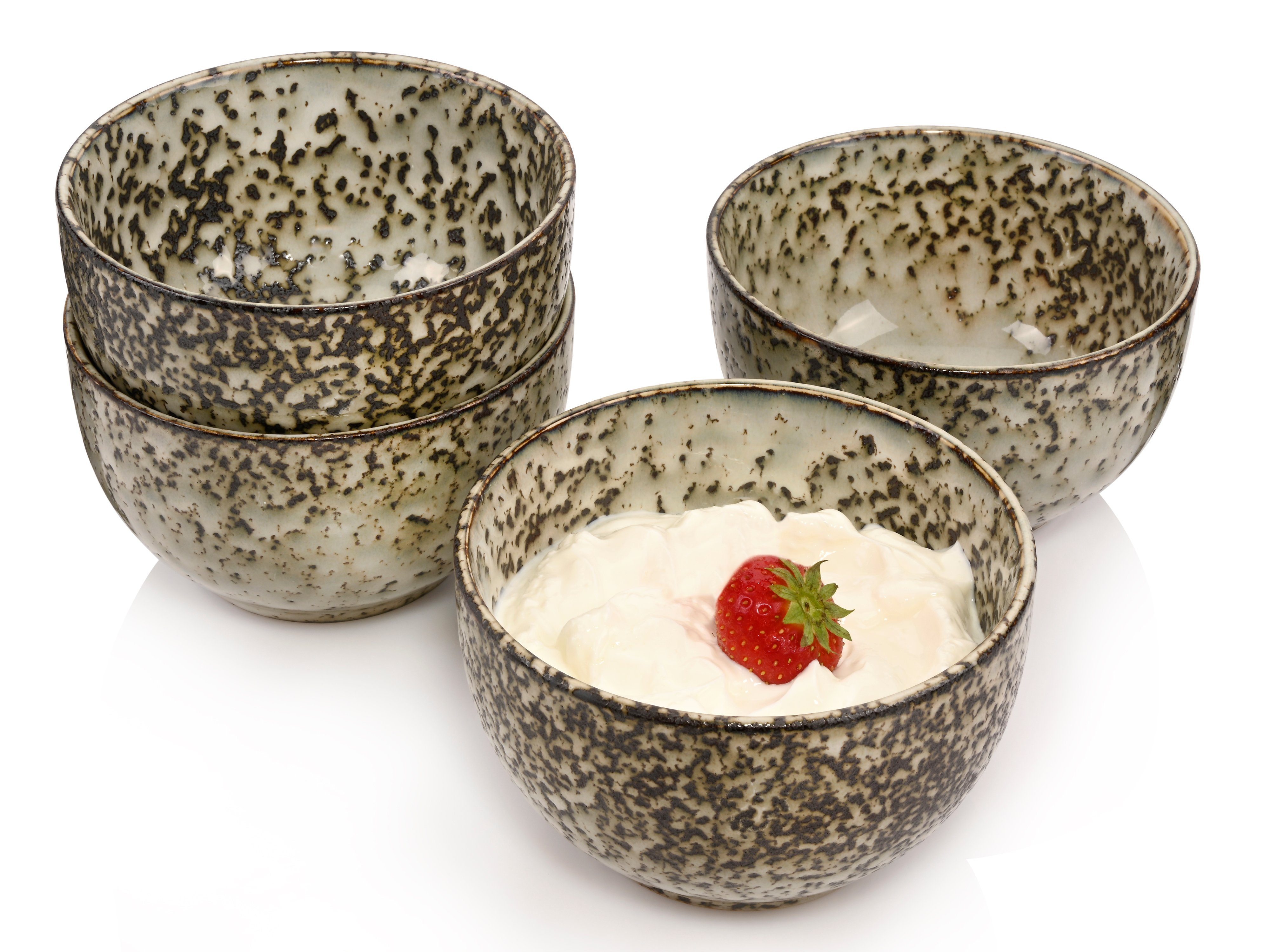 SÄnger Dessertschale Pompei Schalen Set Steingut Set 4 Tlg