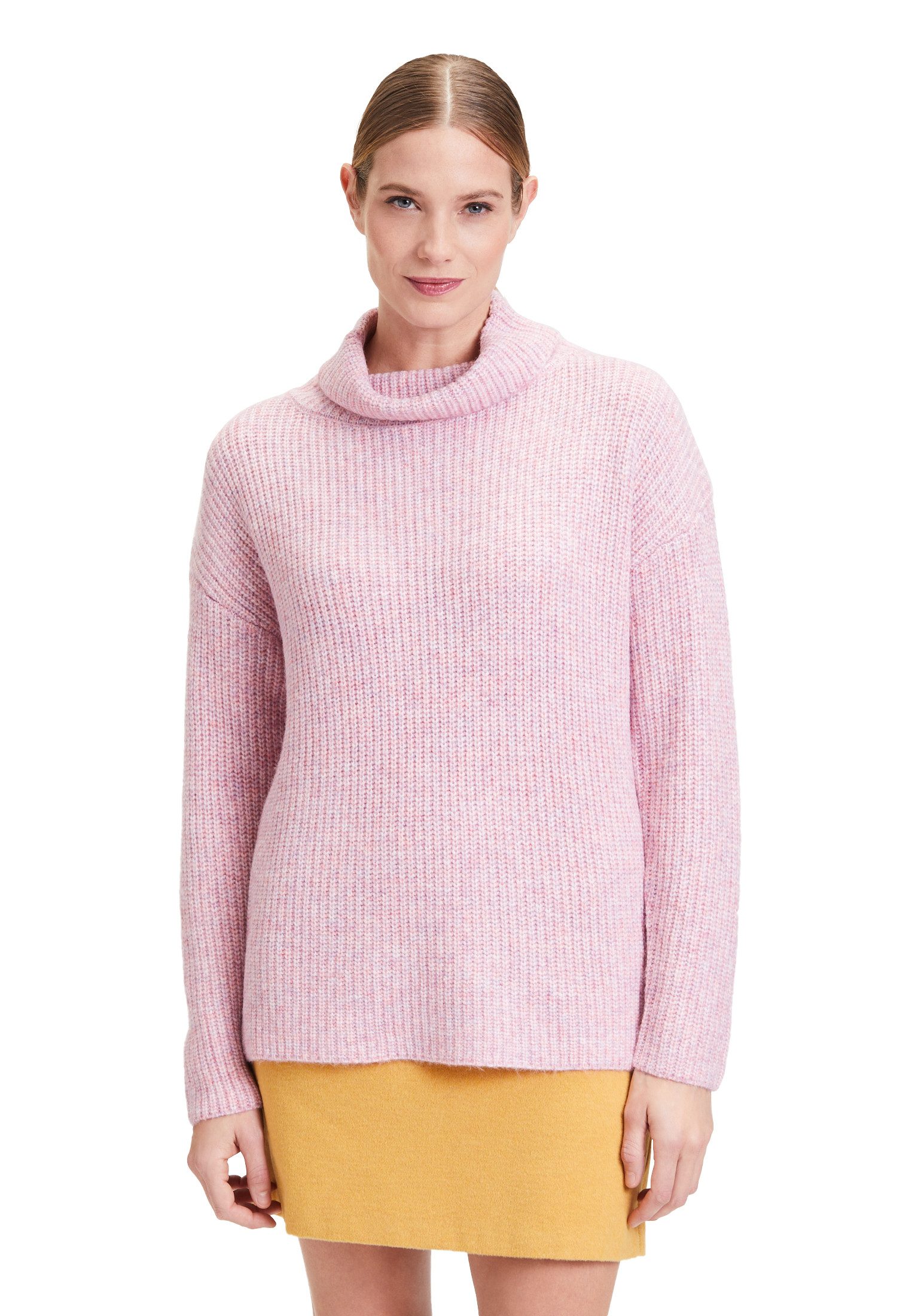 Cartoon Strickpullover Cartoon Basic Strickpullover Mit Turtle Neck 1