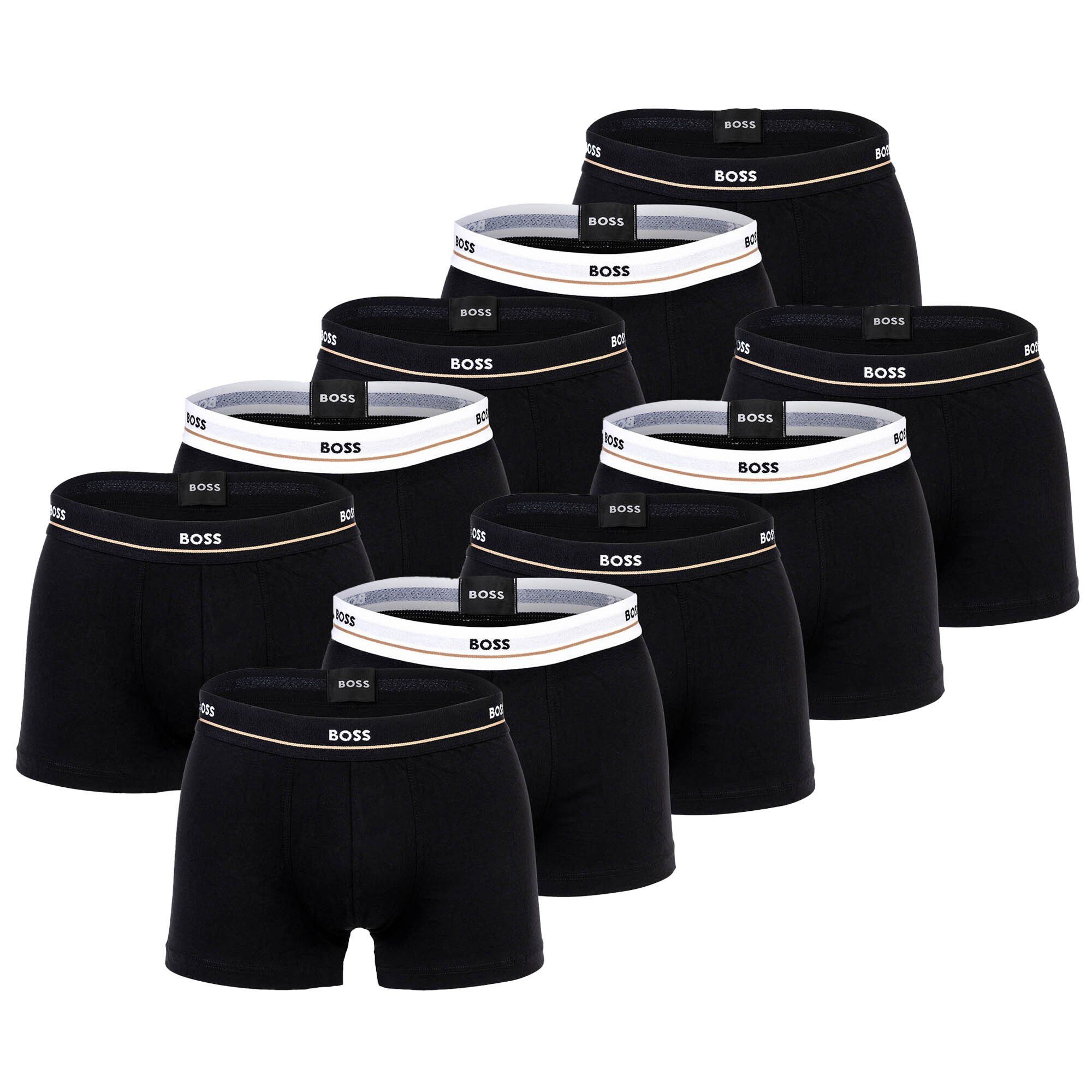 BOSS Boxer Herren Trunks, 10er Pack - Essential, Boxershorts